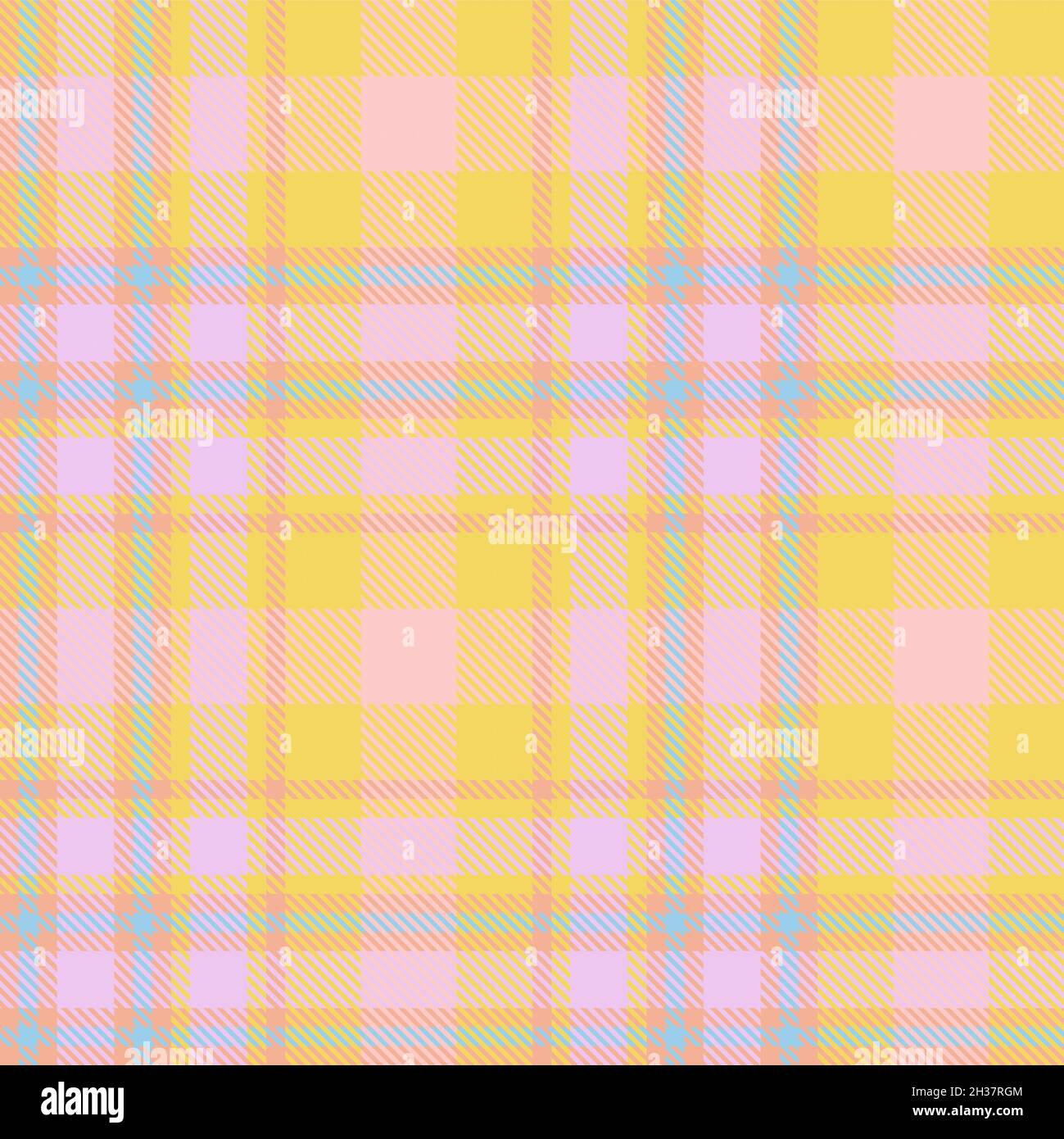 Rainbow Plaid, checkered, tartan seamless pattern suitable for fashion ...