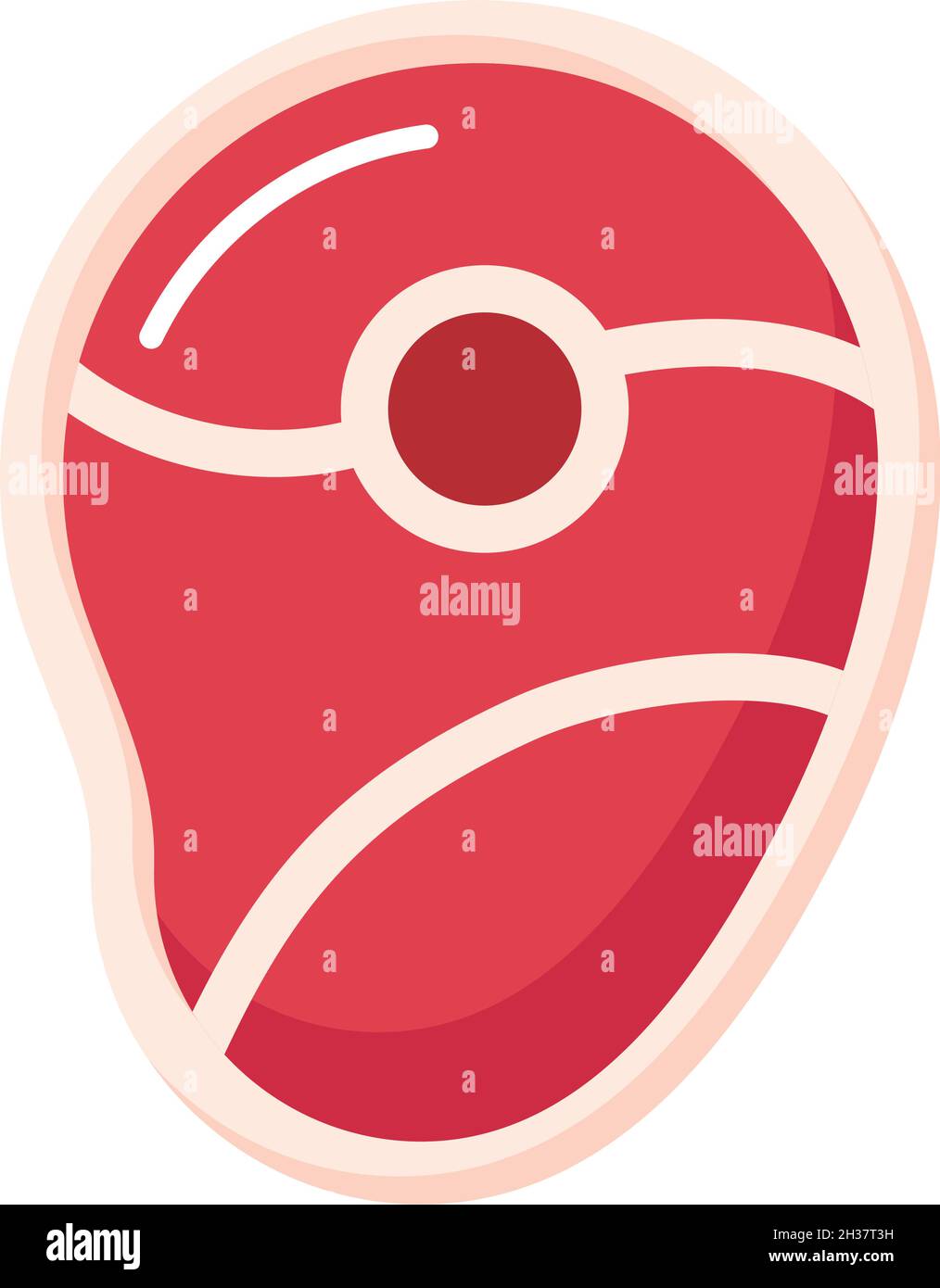 Raw filet steak Stock Vector Images - Alamy