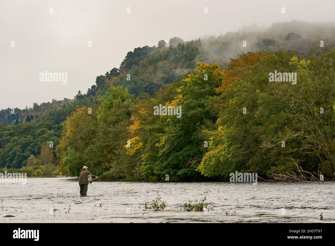 River garry fishing hi-res stock photography and images - Alamy