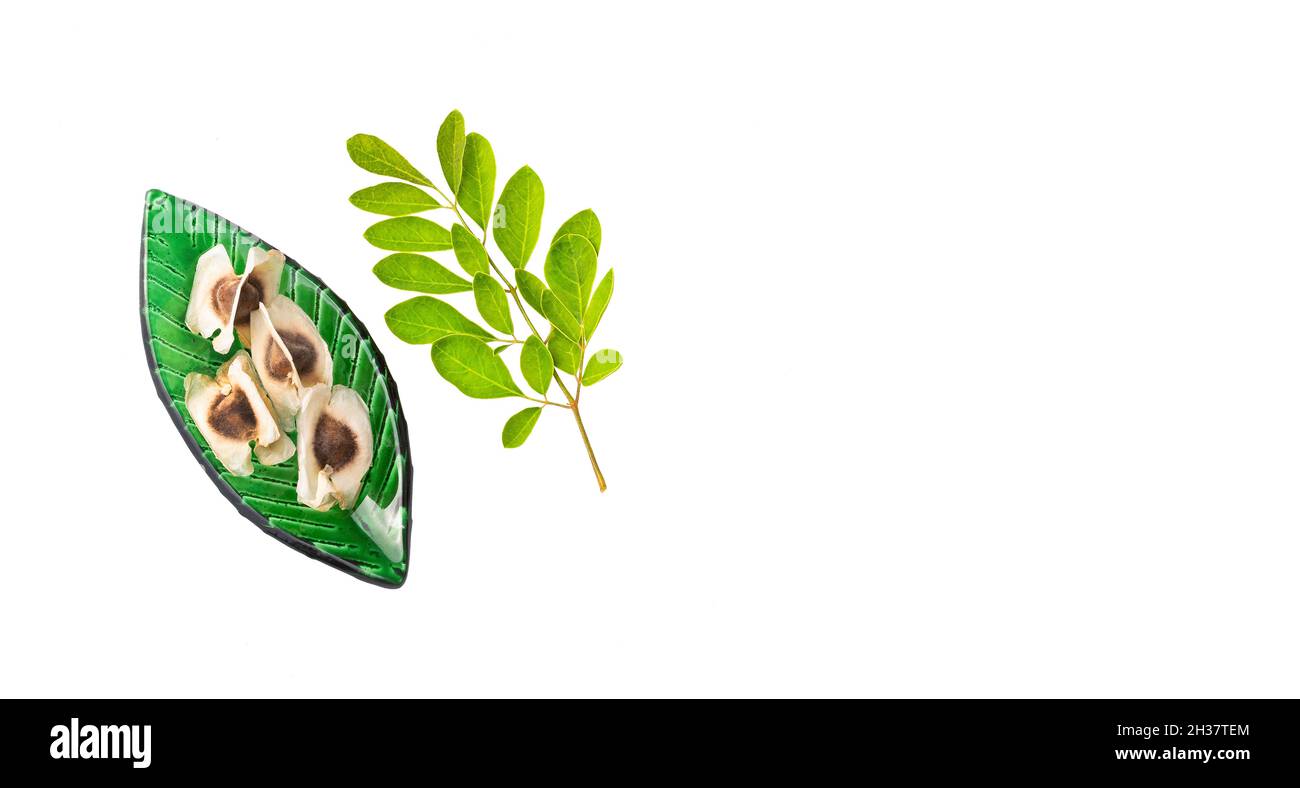 Moringa powder dried leaves hi-res stock photography and images - Alamy