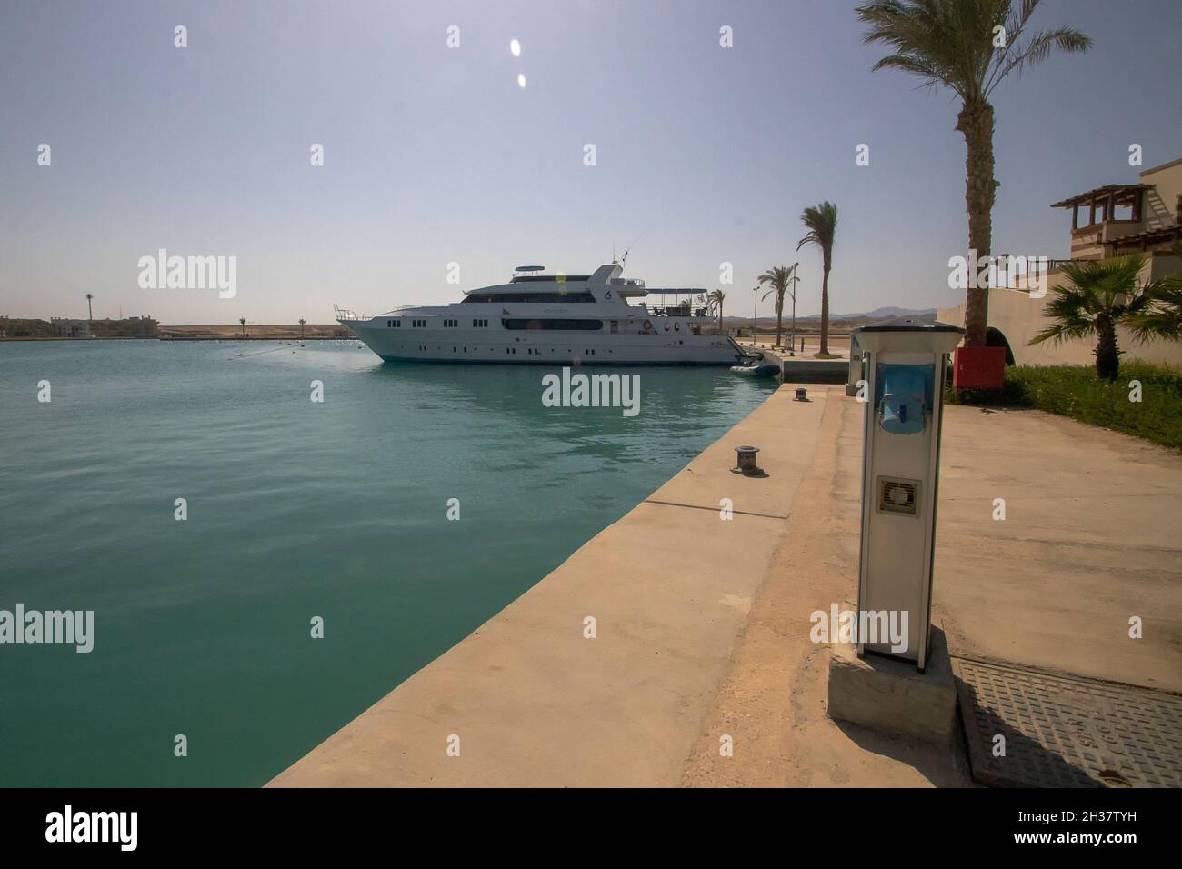 The Red Sea holiday resort of Port Ghalib in Egypt Stock Photo - Alamy