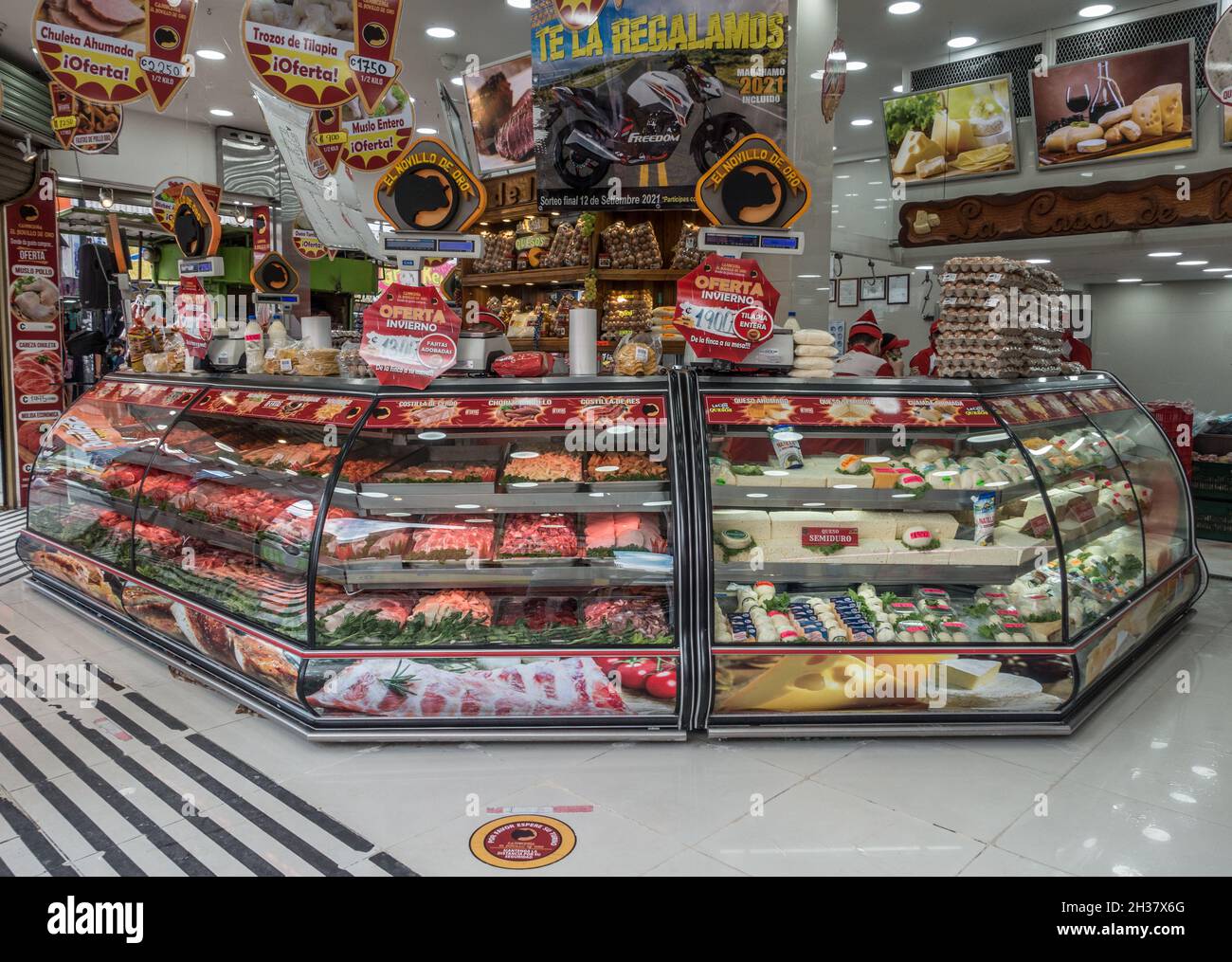 Colorful food market in San Jose, Costa Rica Stock Photo - Alamy