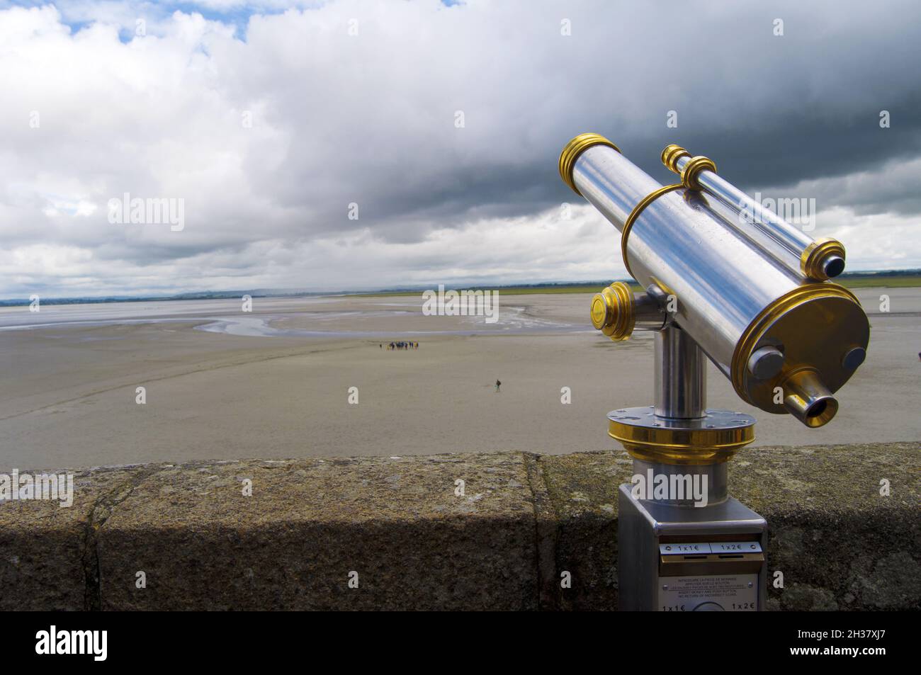 Mont Saint Michel, Normandy, France, Bay, Beach, Sand, Shoreline, Walls ...