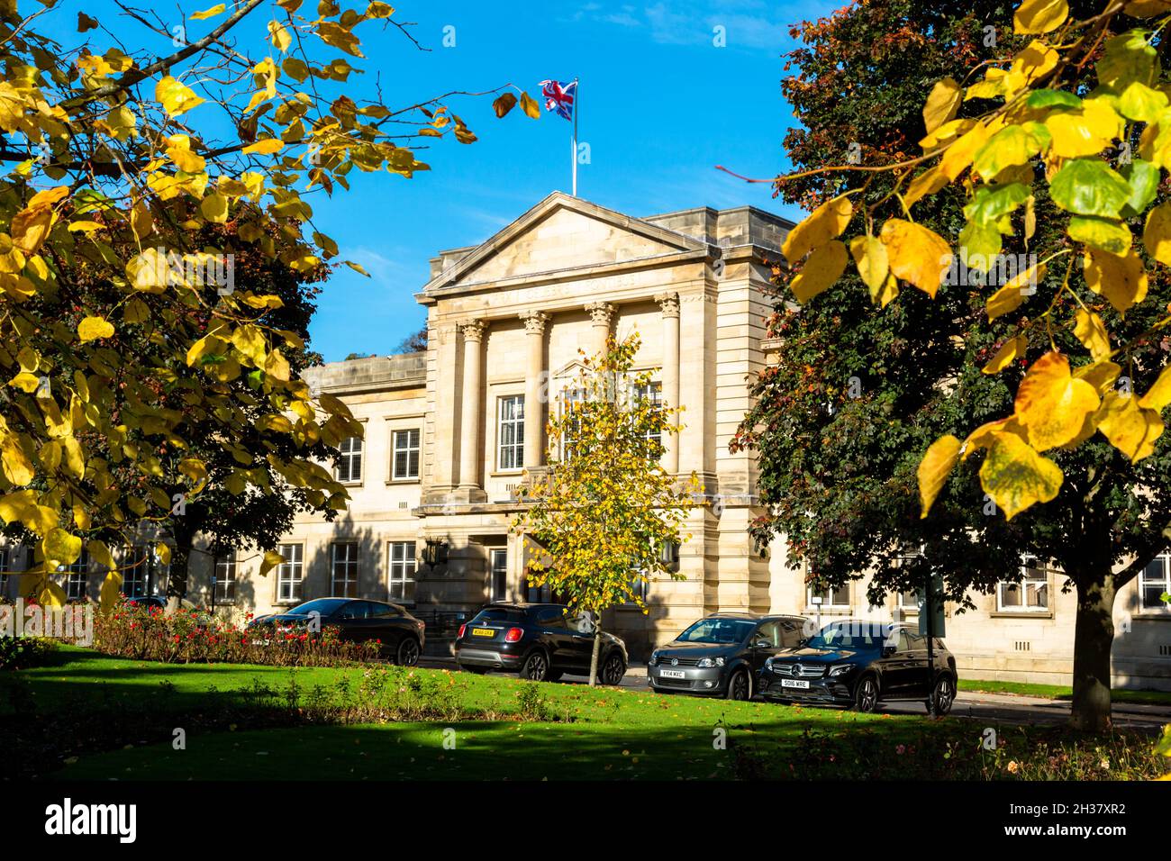 Old victorian public building, Harrogate, Yorkshire, UK Stock Photo - Alamy