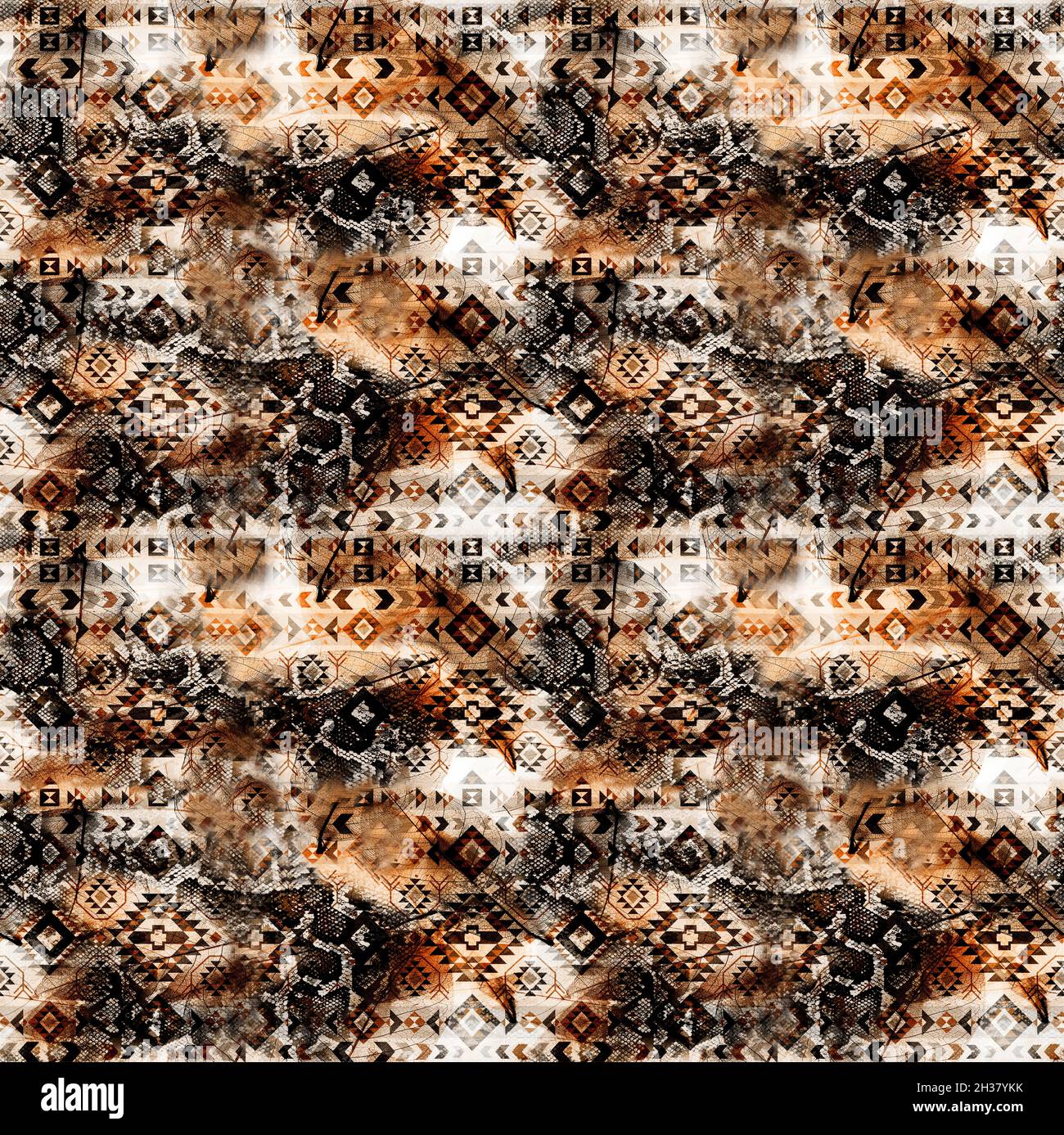 Seamless leopard fur pattern. Fashionable wild leopard print background ...