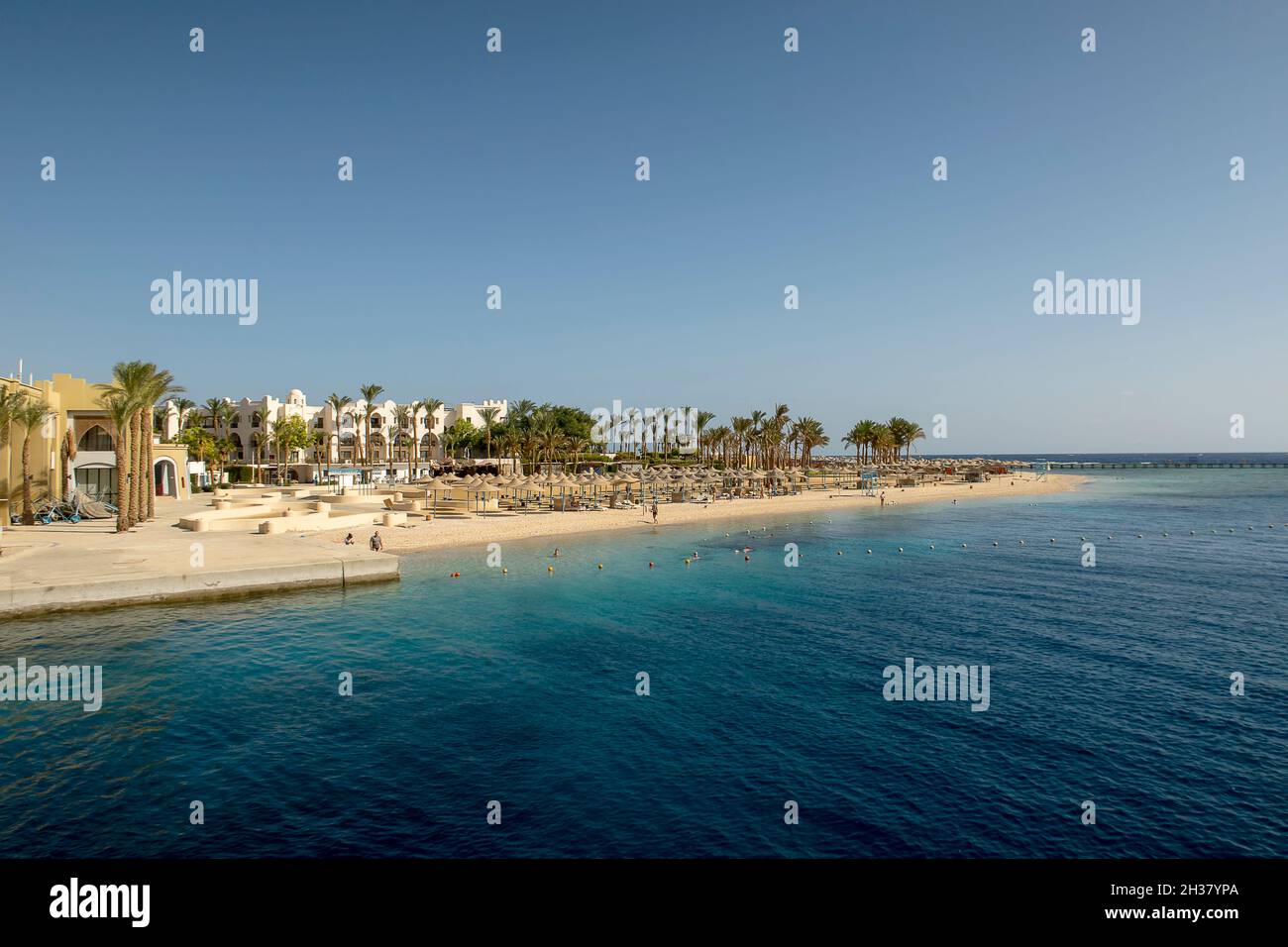 The Red Sea holiday resort of Port Ghalib in Egypt Stock Photo - Alamy