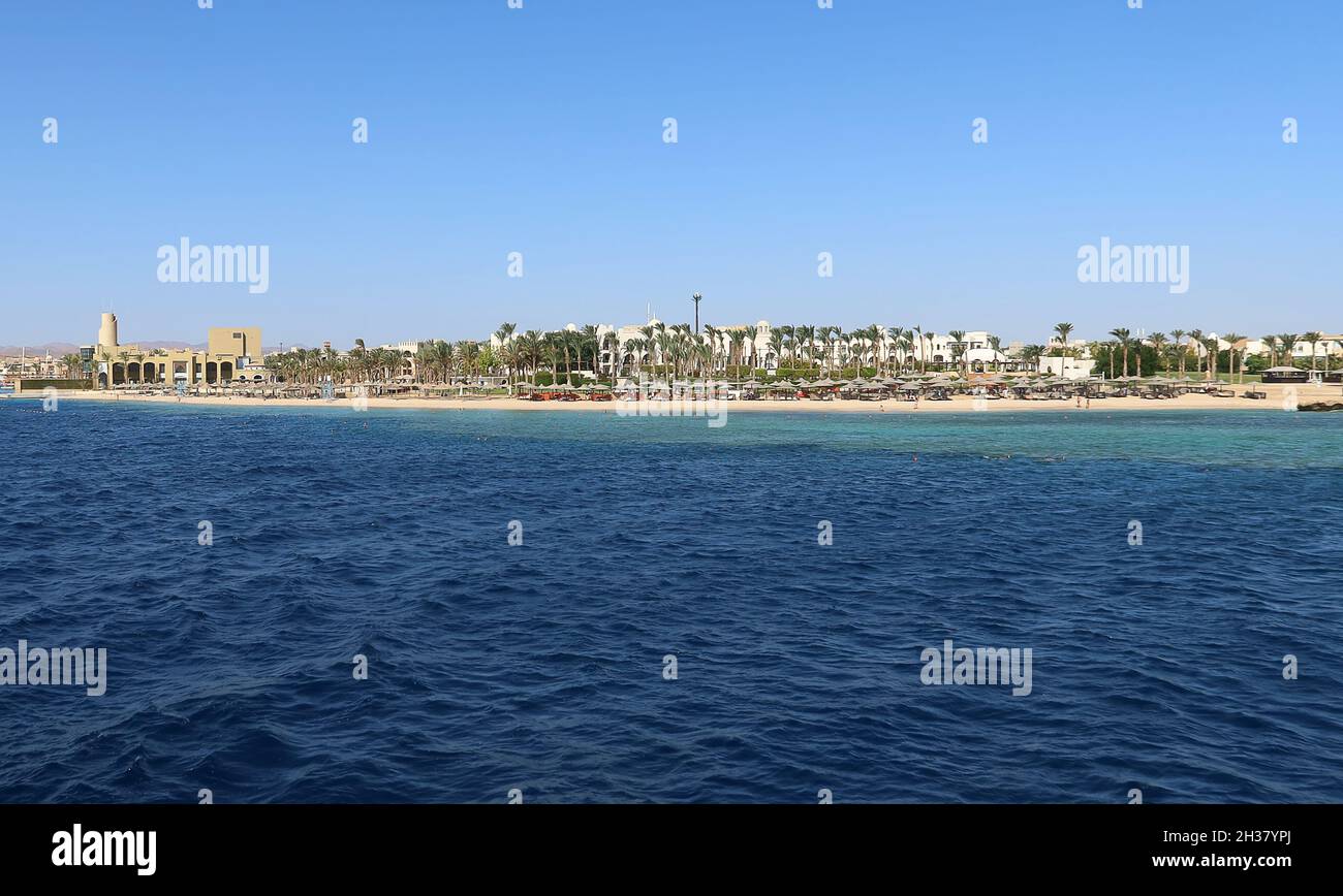 The Red Sea holiday resort of Port Ghalib in Egypt Stock Photo - Alamy