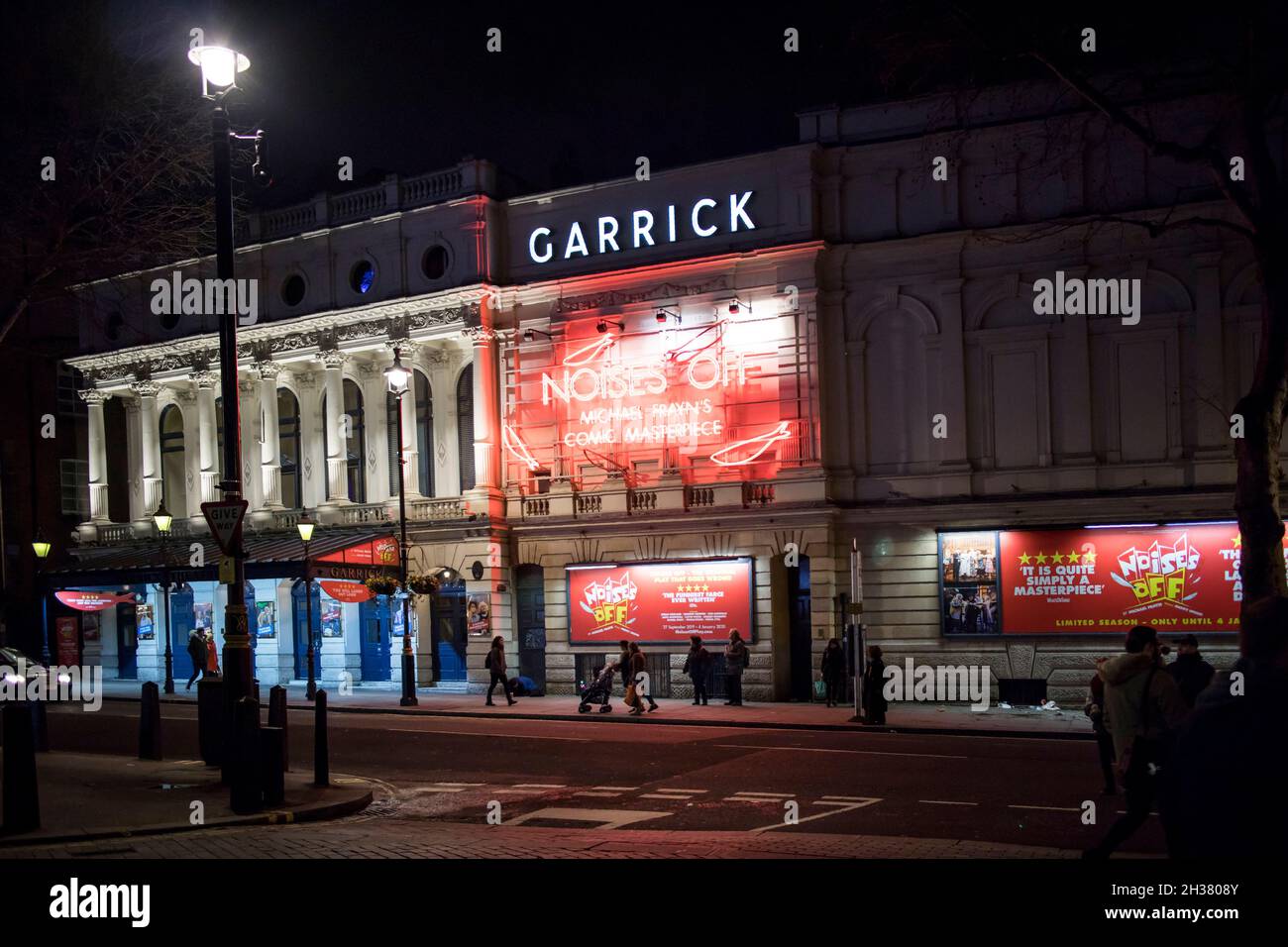 London, UK - 15 December 2020, The Garrick Theatre on Charing Cross ...