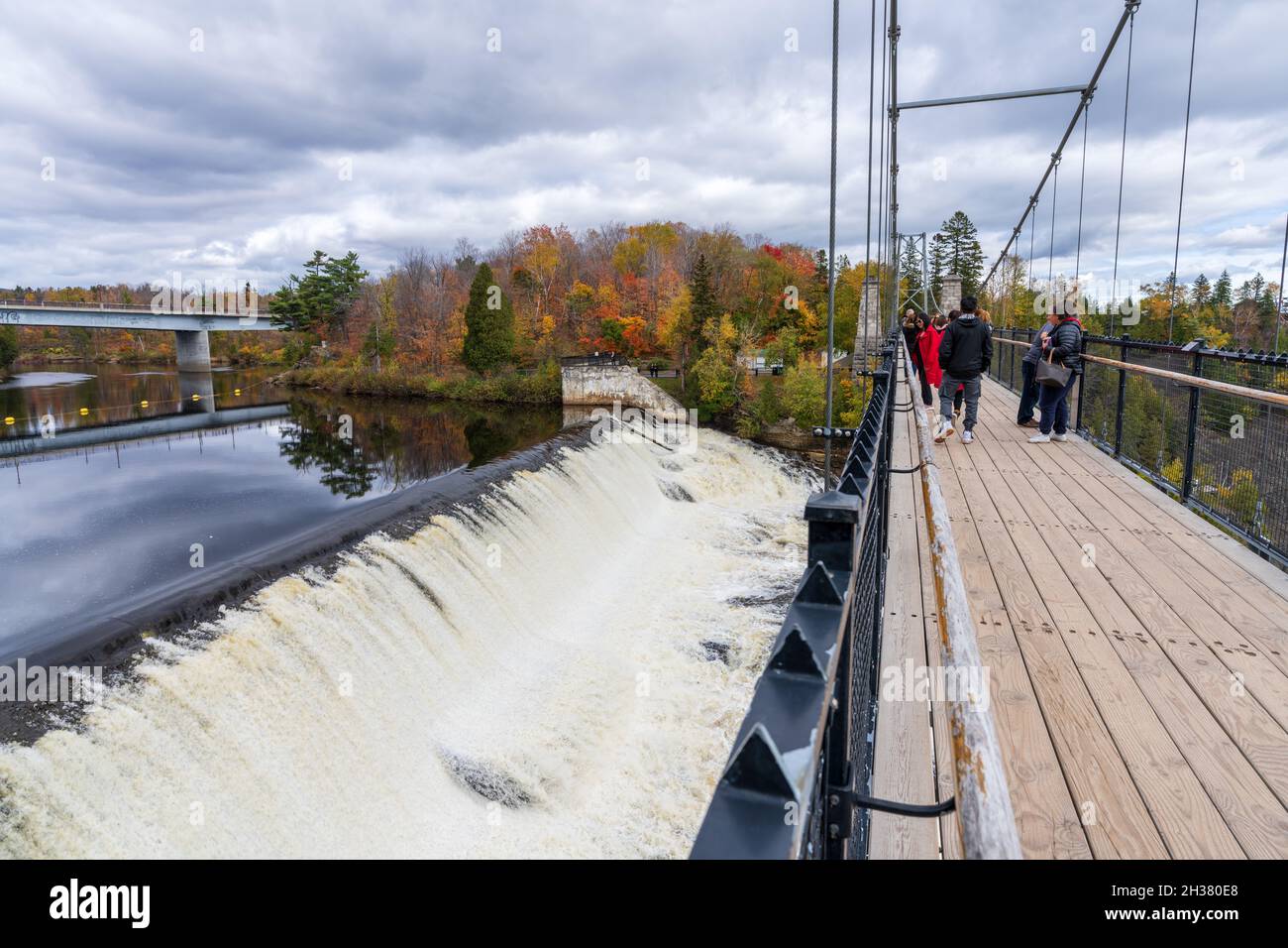 Quebec, Canada - October 20 2021 : Tourists sightseeing at the ...