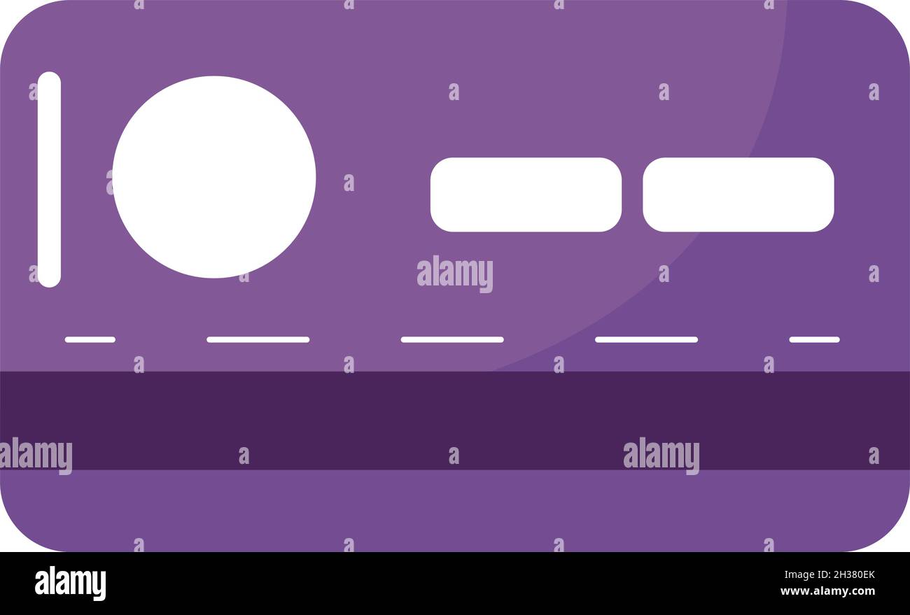 purple credit card Stock Vector Image & Art - Alamy