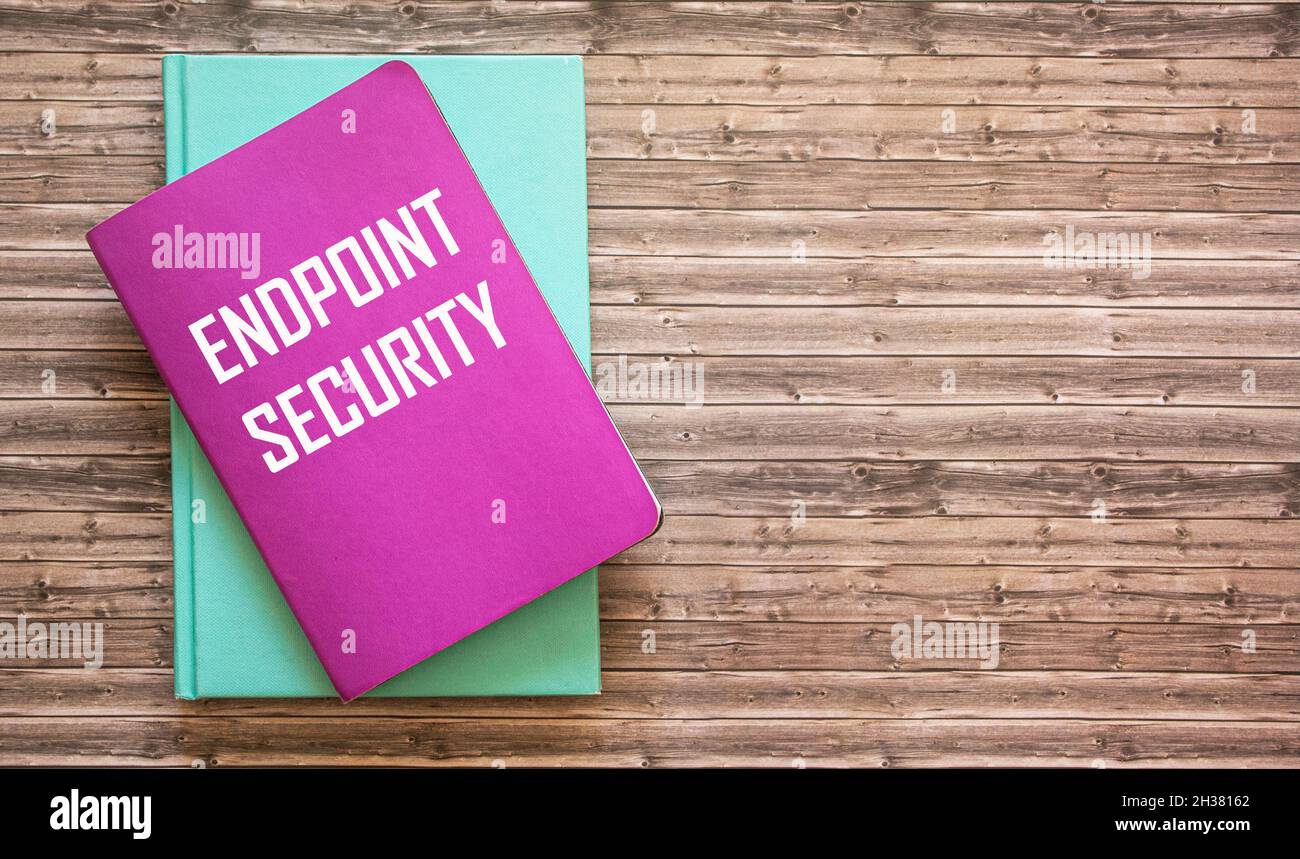 Handwritten Text Endpoint Security On Notepad Concept Means Corporate