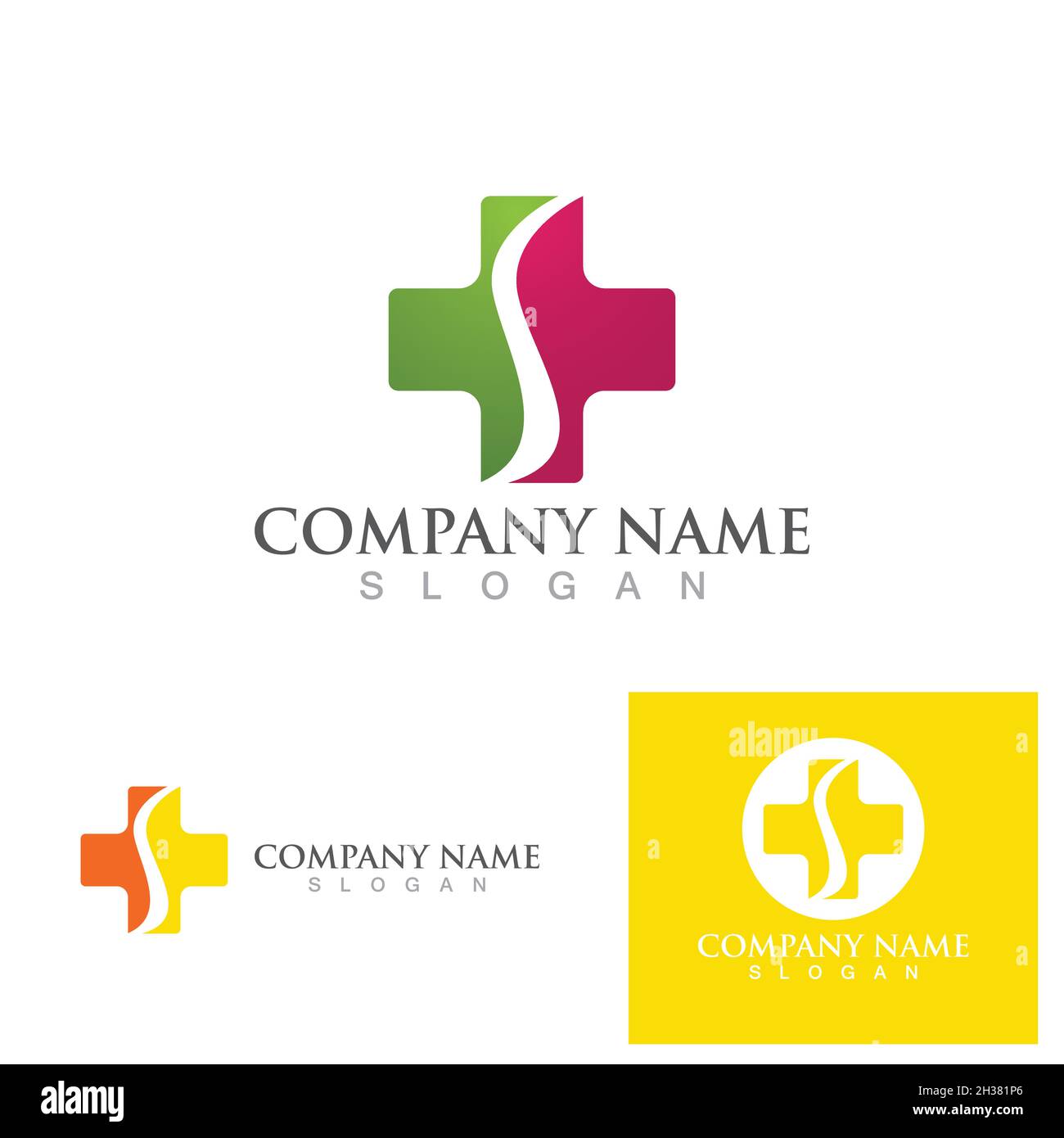 Hospital logo symbol vector Stock Vector Image & Art - Alamy