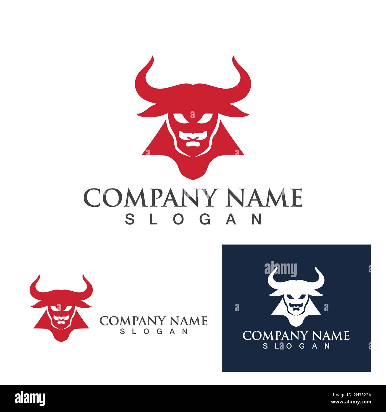 Bull logo and symbol vector eps Stock Vector Image & Art - Alamy