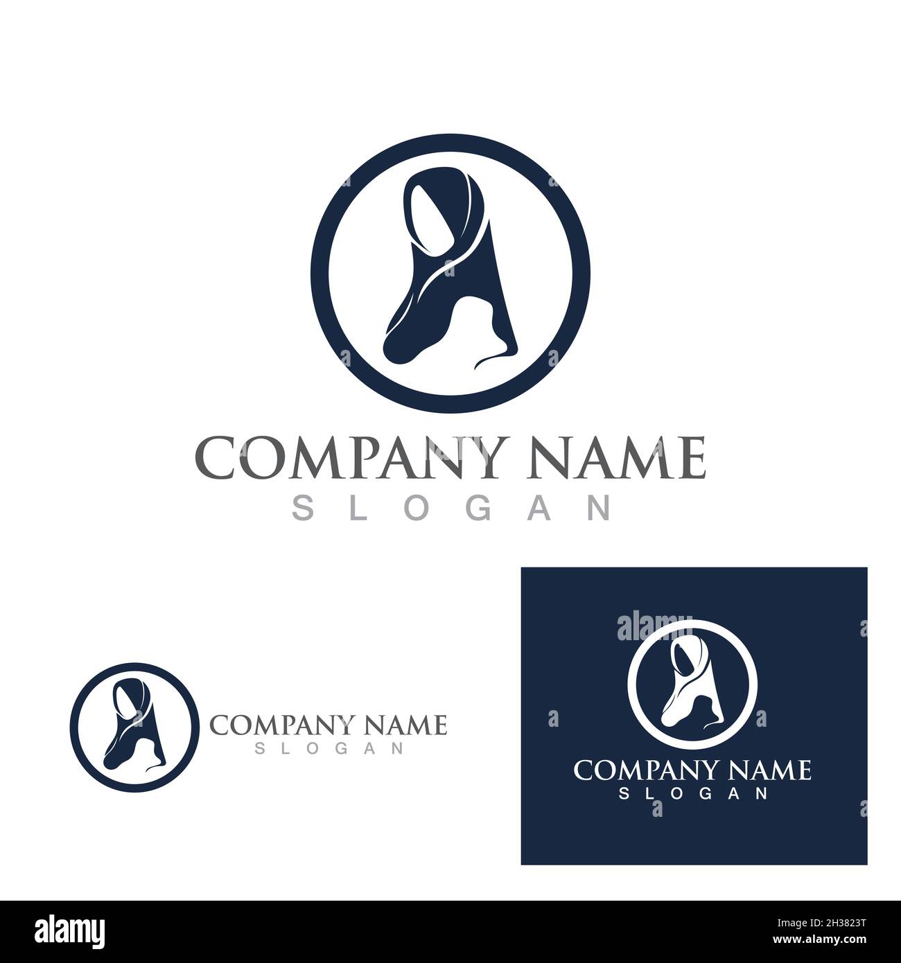 Muslim logo Stock Vector Images - Alamy