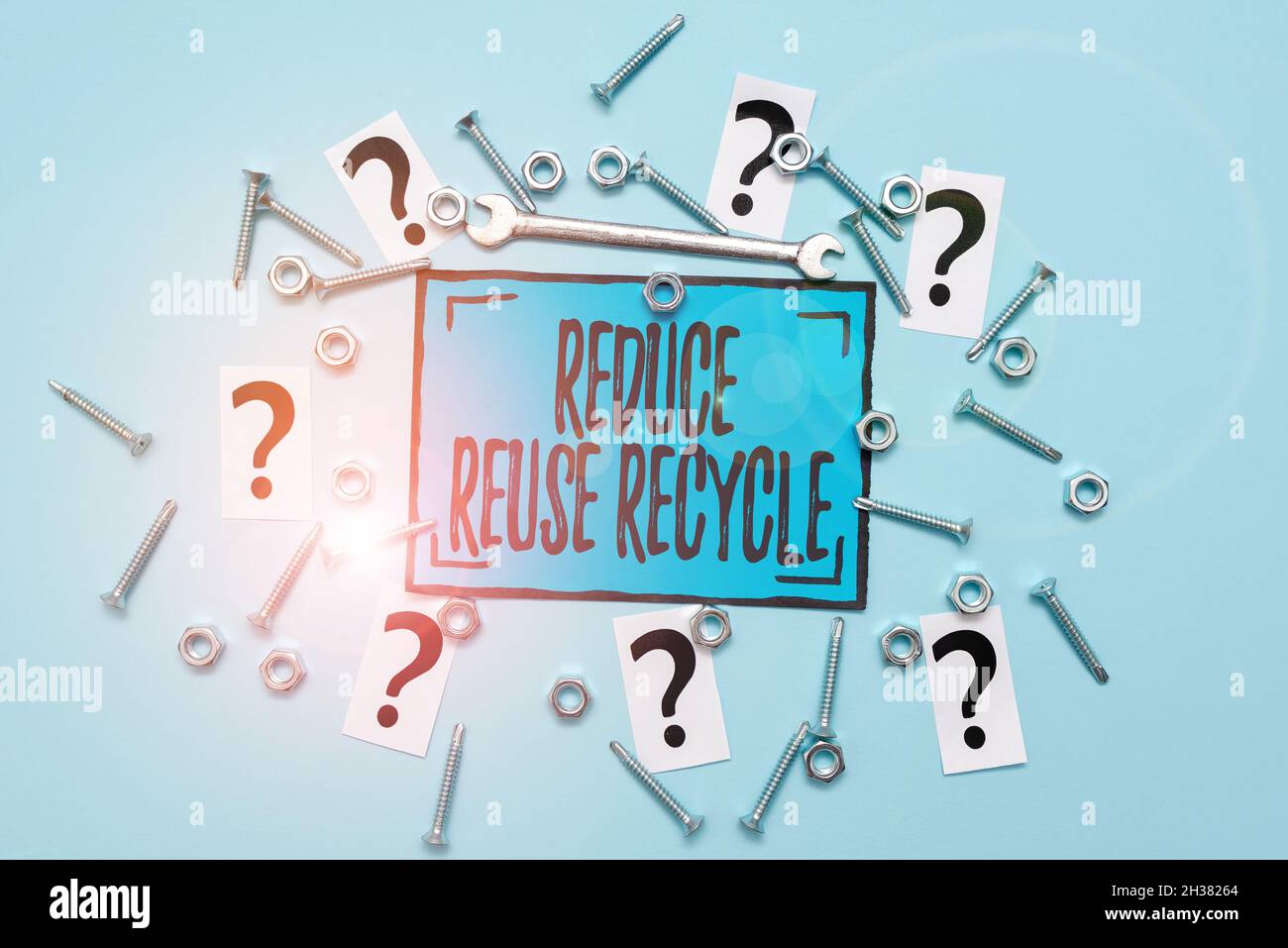 Writing displaying text Reduce Reuse Recycle. Business showcase ...