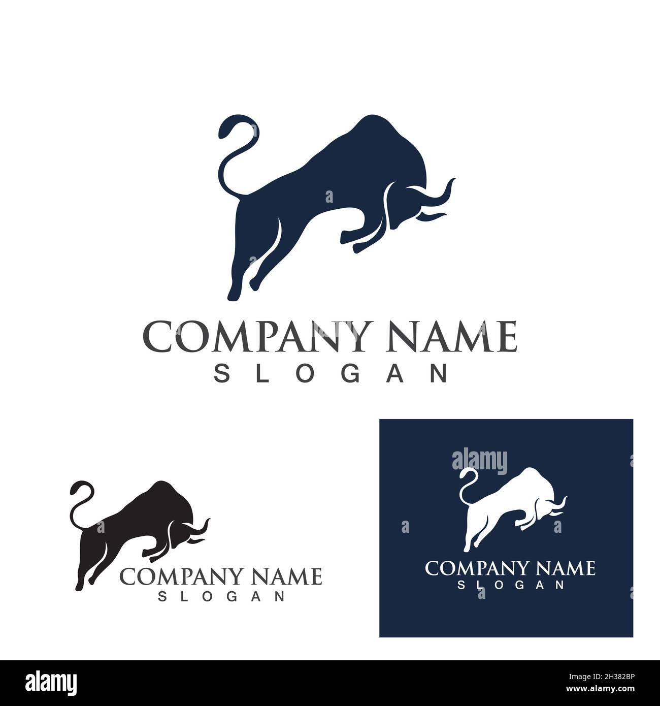 Bull logo and symbol vector eps Stock Vector Image & Art - Alamy
