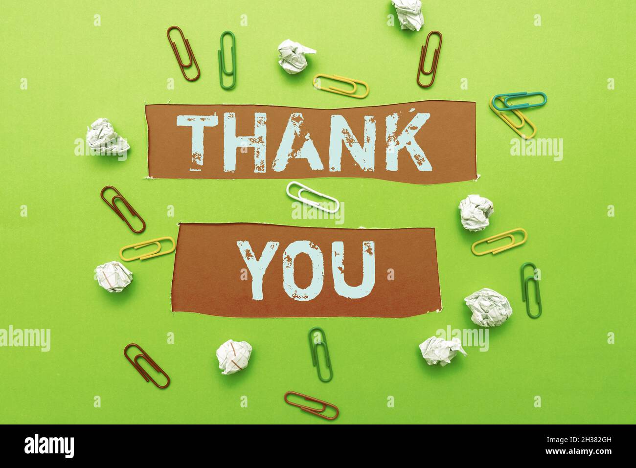 Text sign showing Thank You. Word Written on polite expression used ...