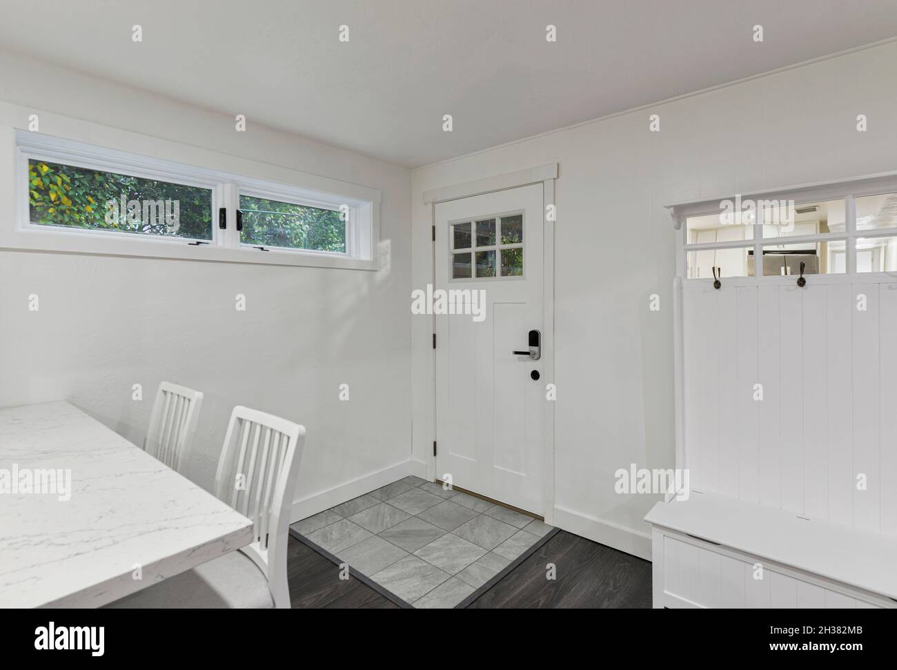 Modern residential interior entrance Stock Photo - Alamy