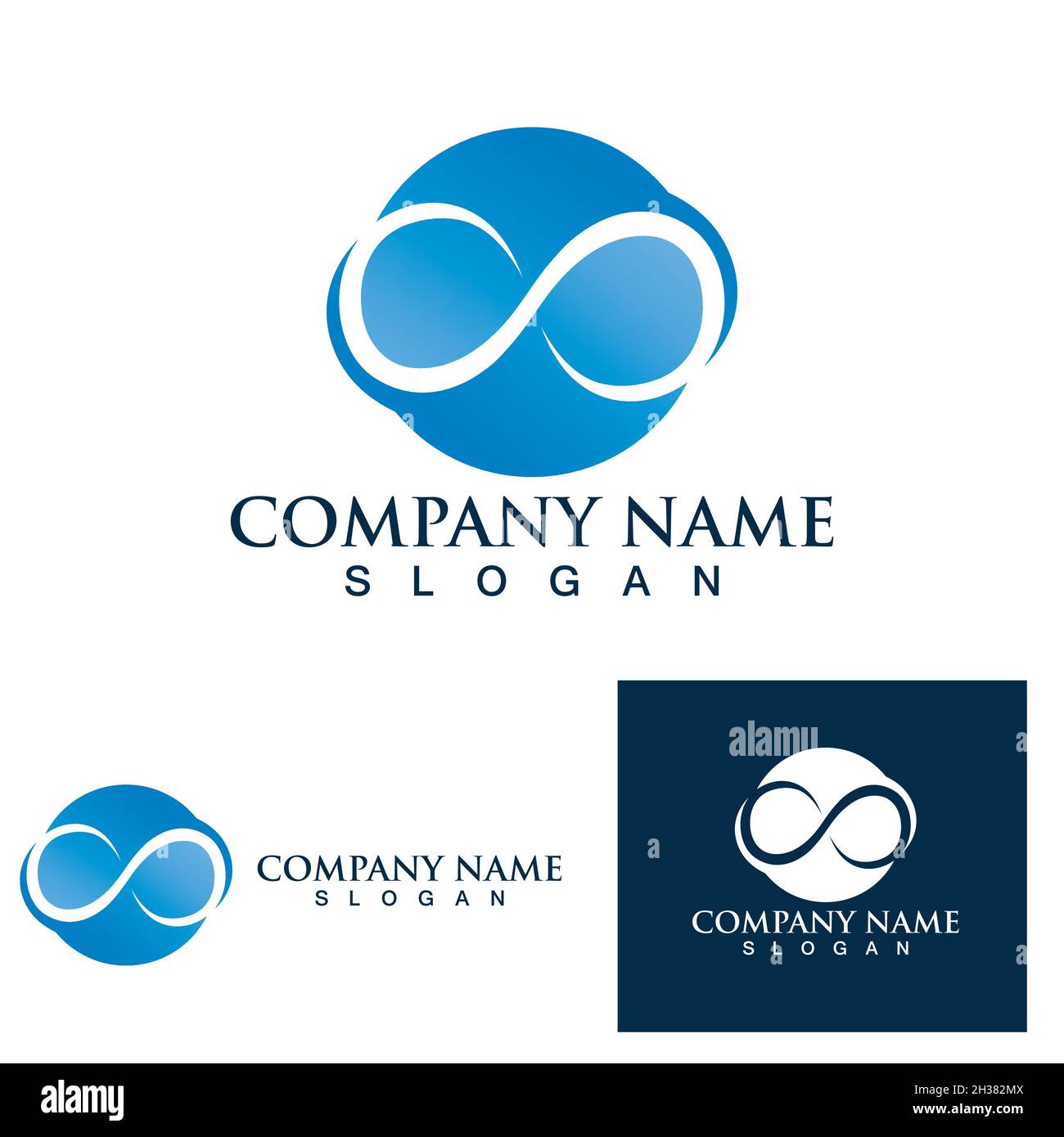 Infinity Design Vector icon illustration Logo template design Stock ...