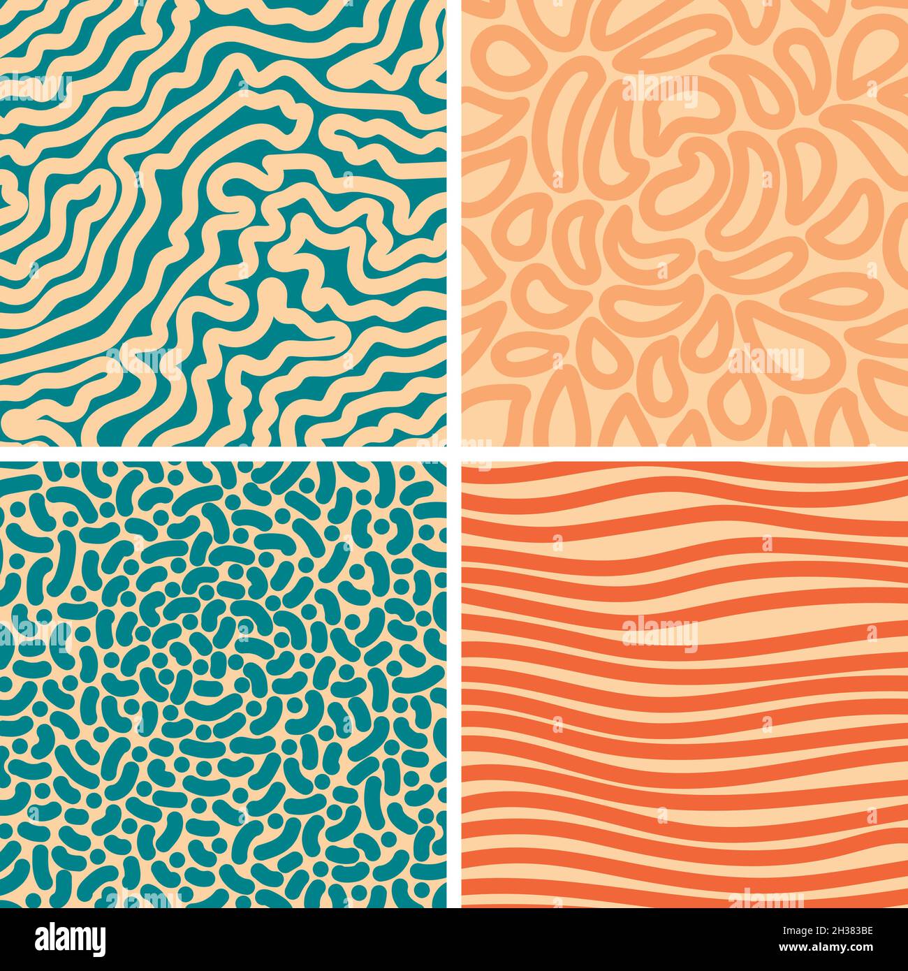 Warm orange shapes Stock Vector Images - Alamy