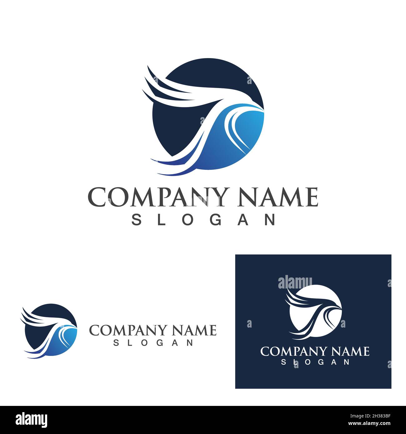 Falcon Logo Template vector illustration design Stock Vector Image ...