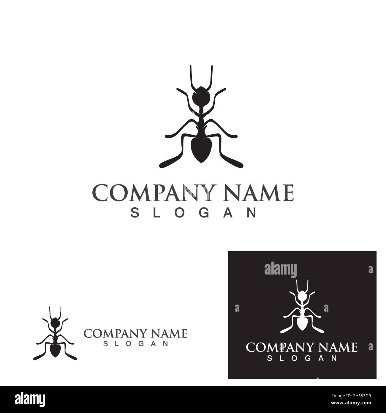 Ant Logo template vector illustration design Stock Vector Image & Art ...