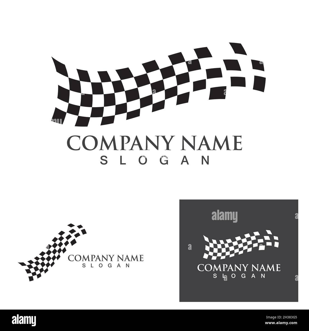 Race flag icon, simple design illustration vector Stock Vector Image ...