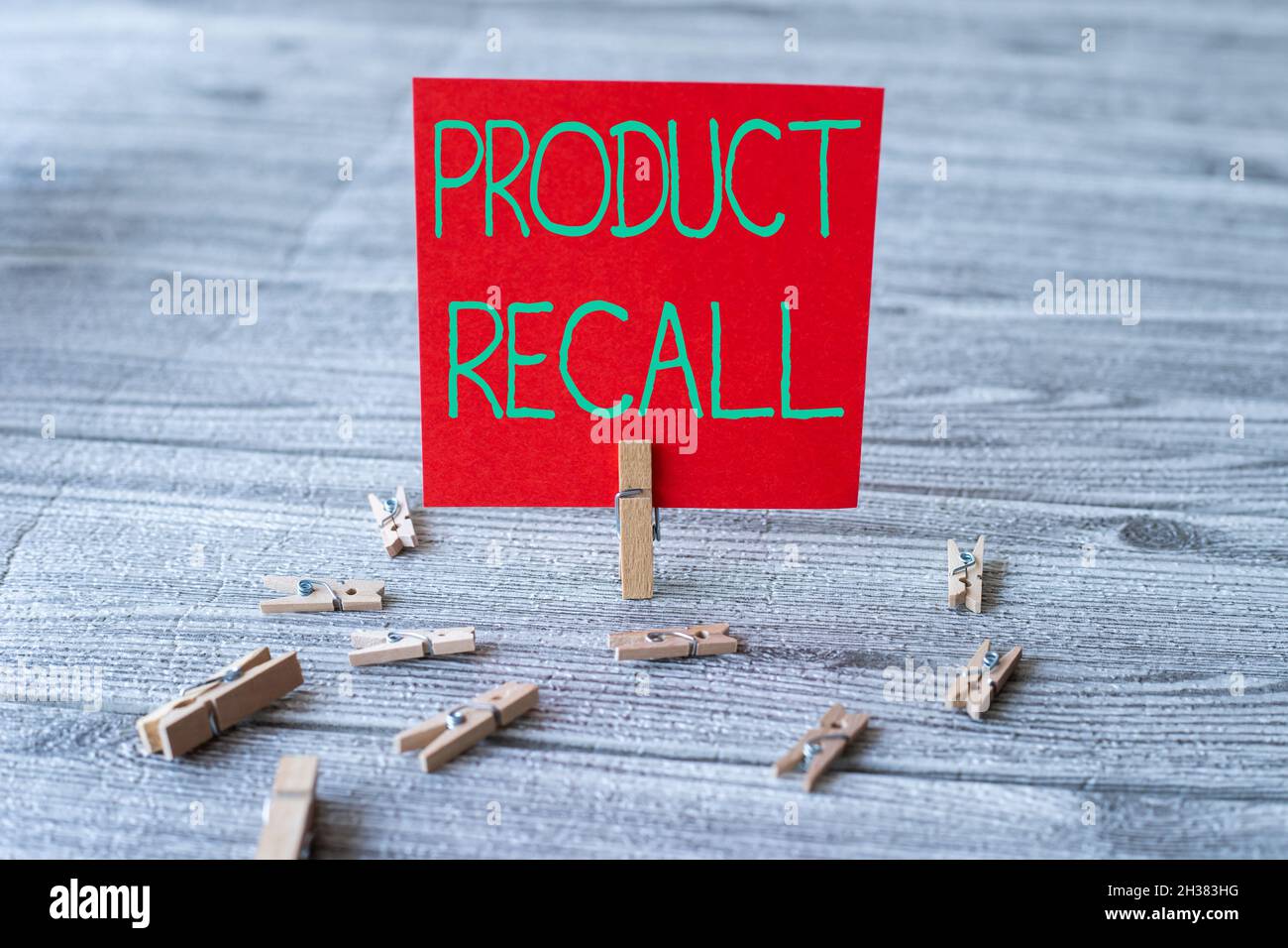 Conceptual display Product Recall. Conceptual photo Request by a ...