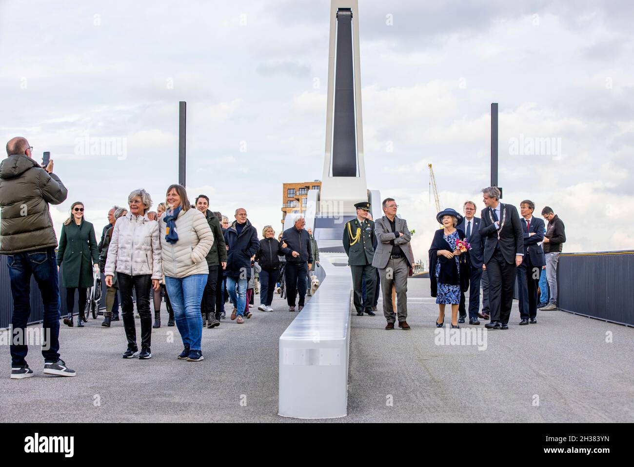 Princess beatrix opens prince claus bridge hi-res stock photography and ...