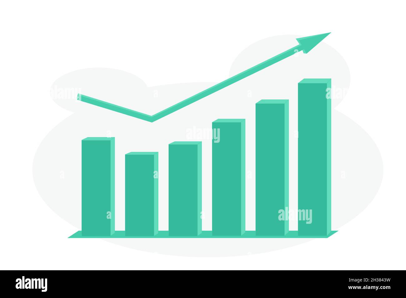 Vector icon. Infographics. Ascending scale. Progress Stock Vector Image ...