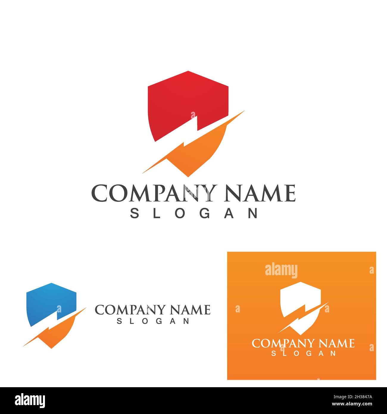 Security guard logo design vector shield template Stock Vector Image ...