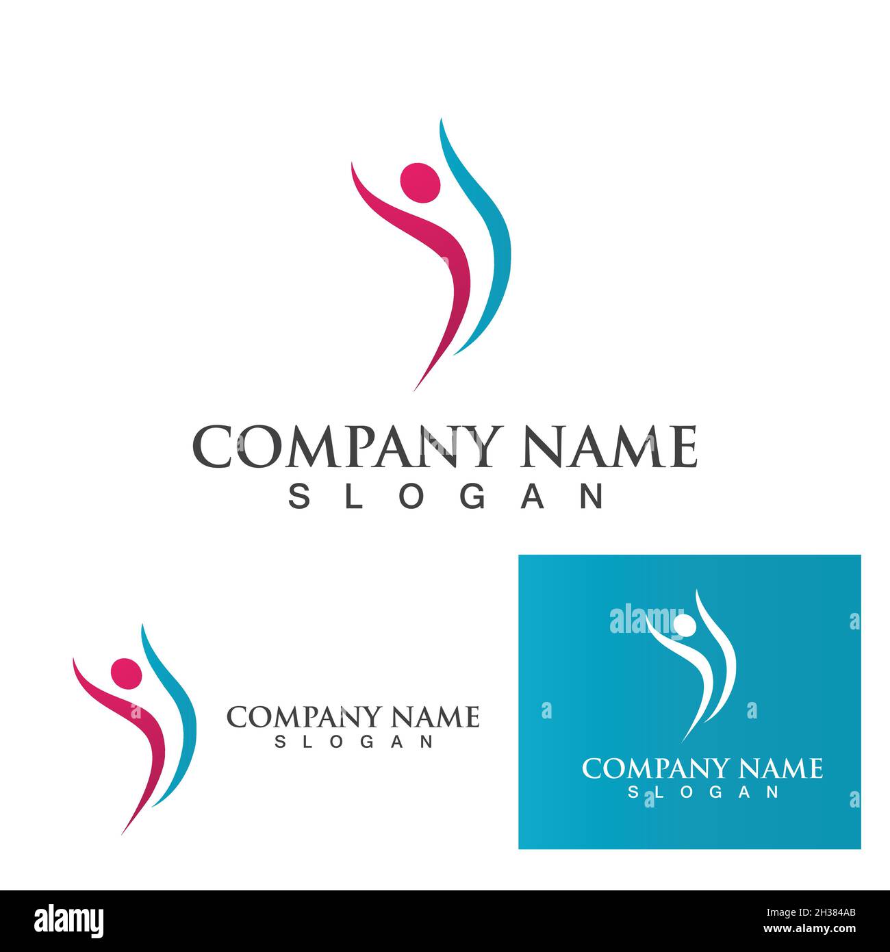 Human character logo sign illustration vector design Stock Vector Image ...