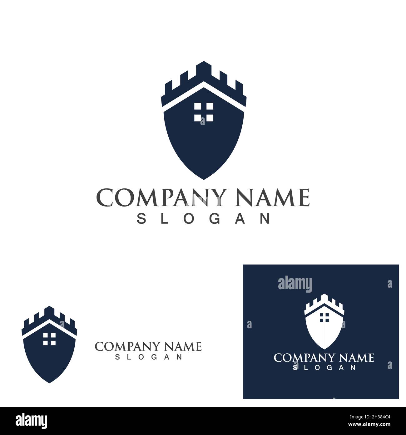 Castle logo and symbol vector eps10 Stock Vector Image & Art - Alamy