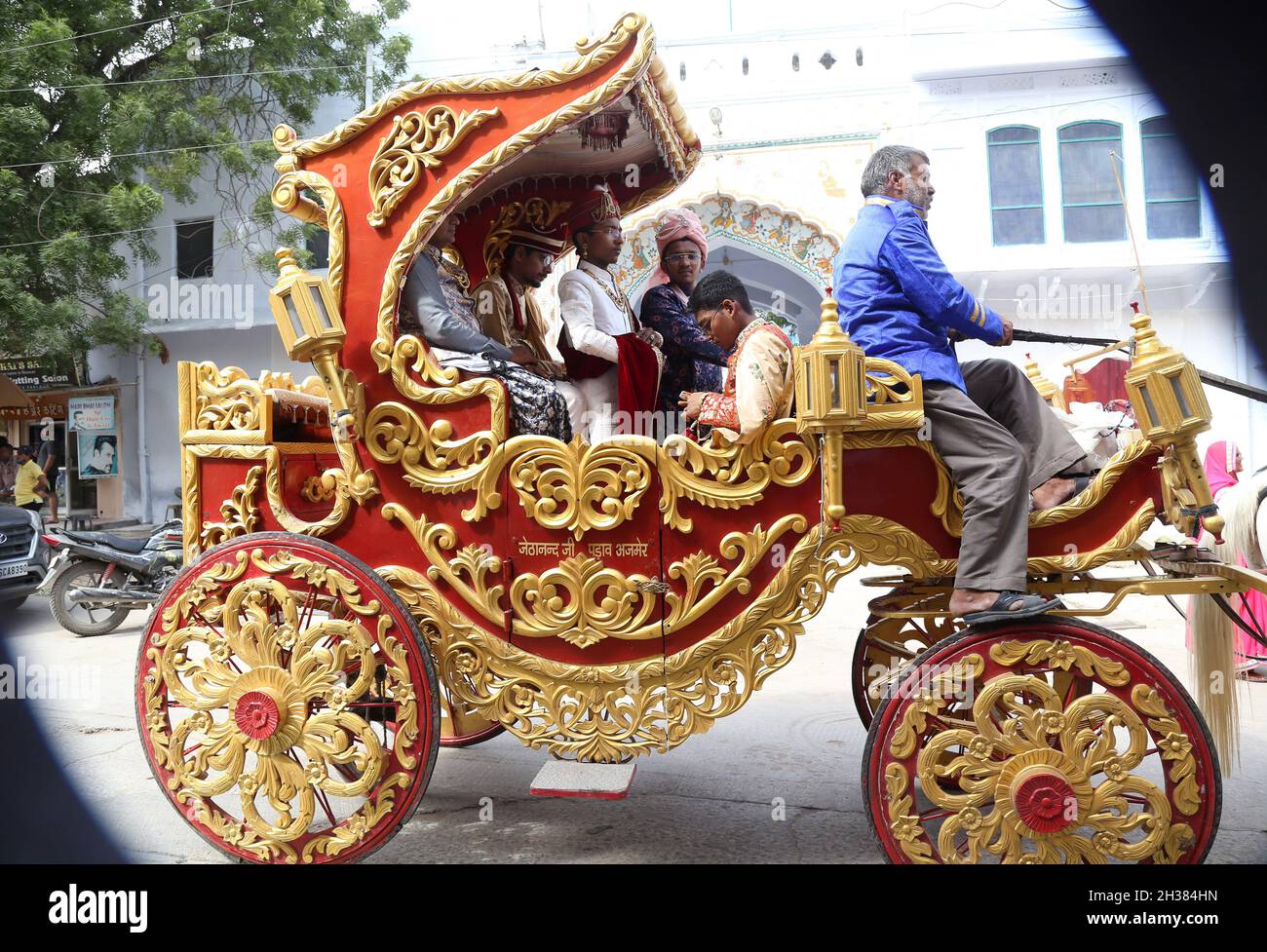 Beawar, Rajasthan, India, October 25, 2021: Members of millionaire ...
