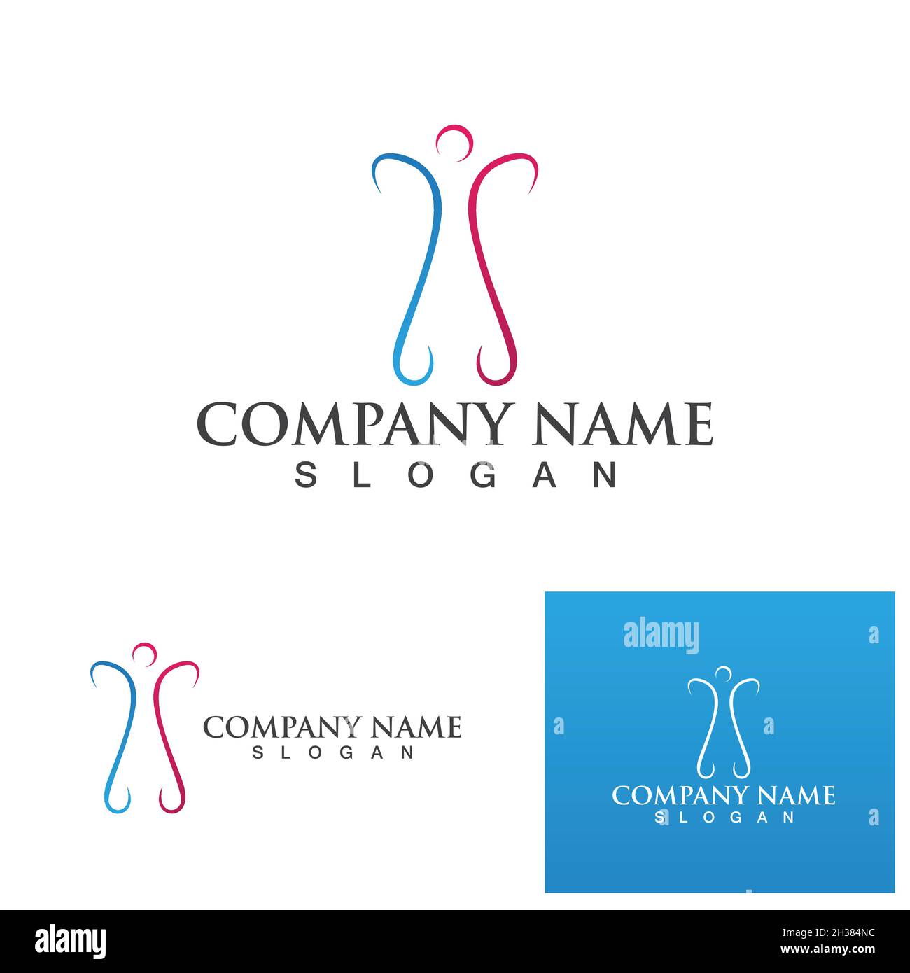 Human character logo sign illustration vector design Stock Vector Image ...