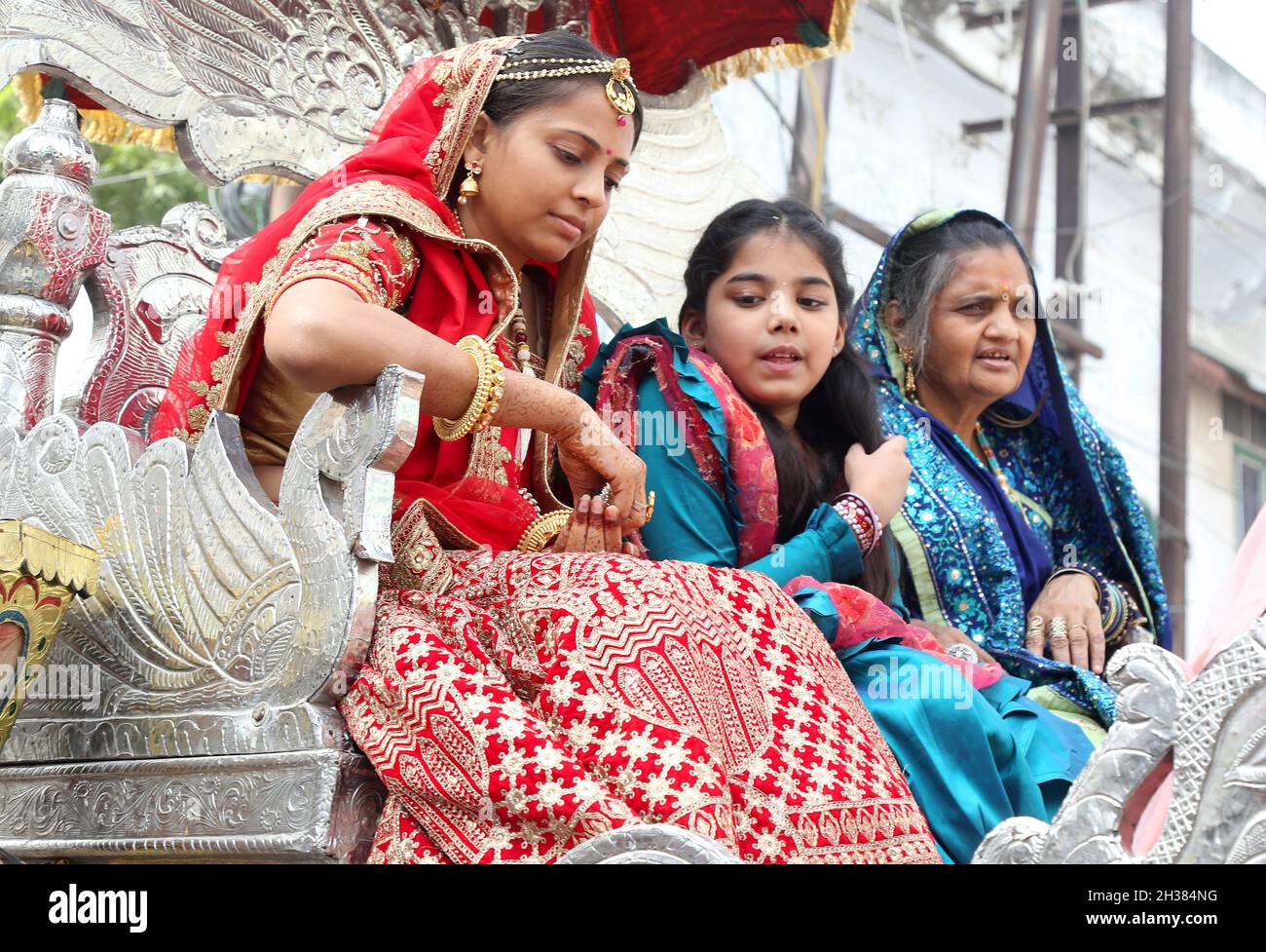Beawar, Rajasthan, India, October 25, 2021: Members of millionaire ...