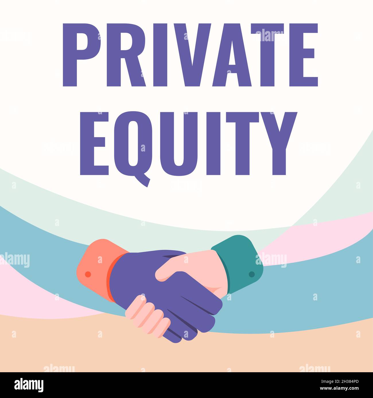 Text showing inspiration Private Equity. Conceptual photo Capital that ...