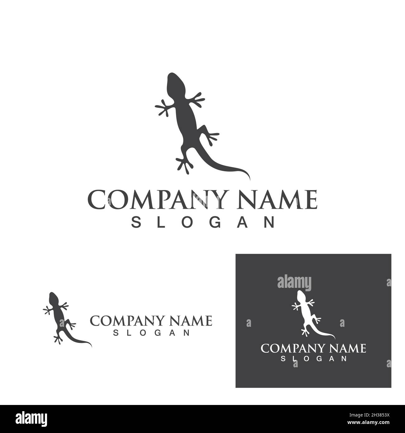 Lizard logo and symbol vector Stock Vector Image & Art - Alamy