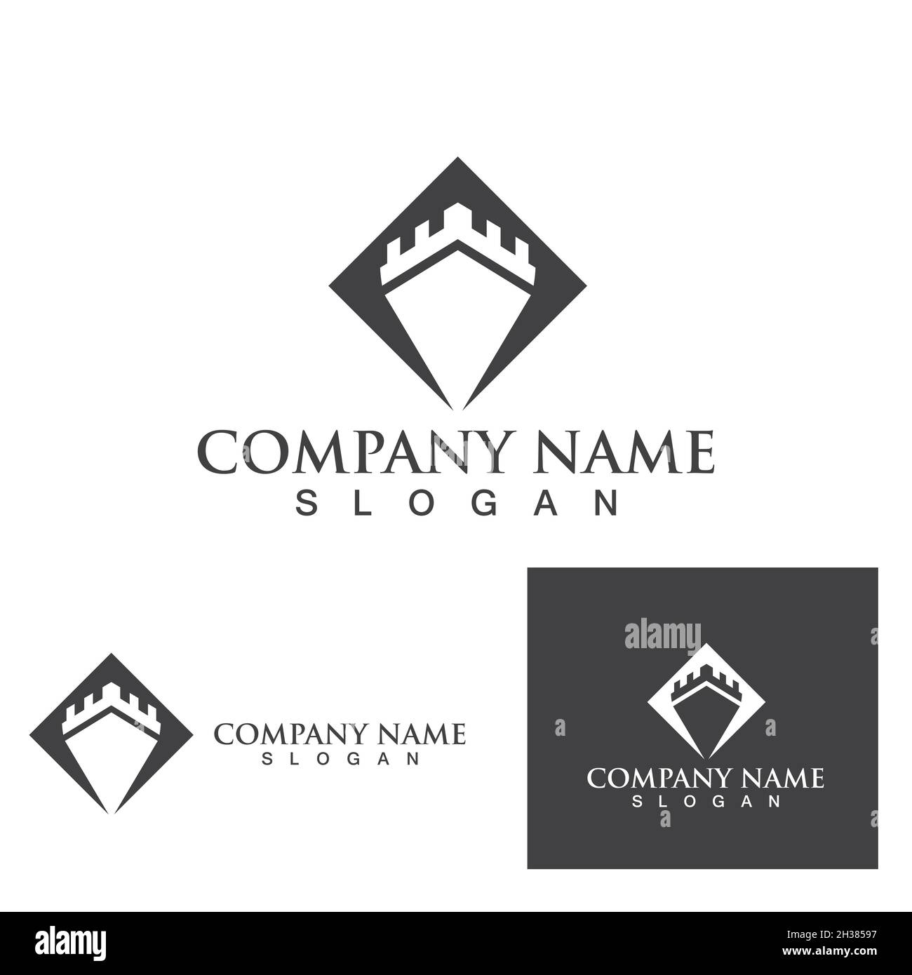 Castle logo and symbol vector eps10 Stock Vector Image & Art - Alamy