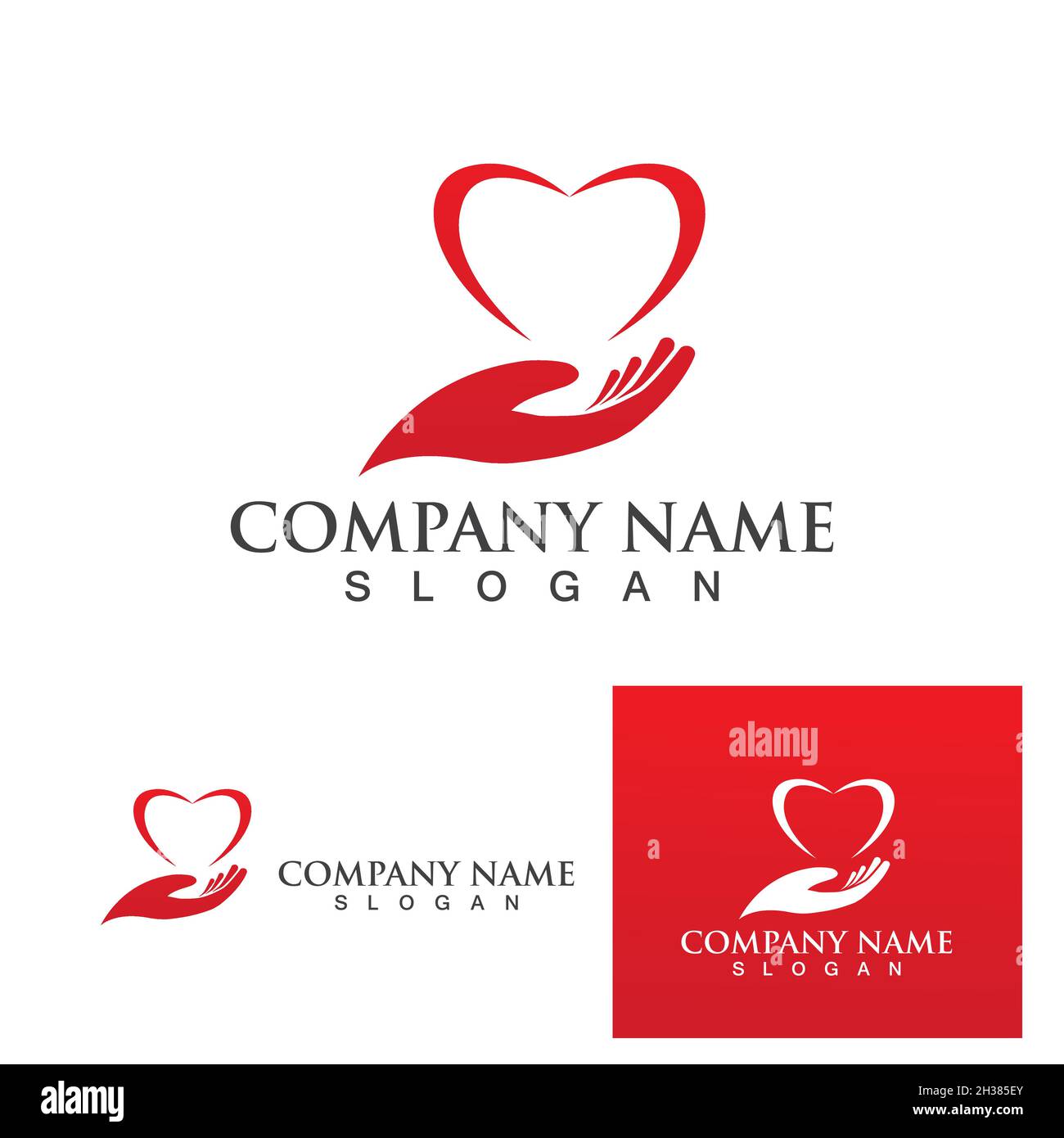 Hand care logo vector eps10 Stock Vector Image & Art - Alamy