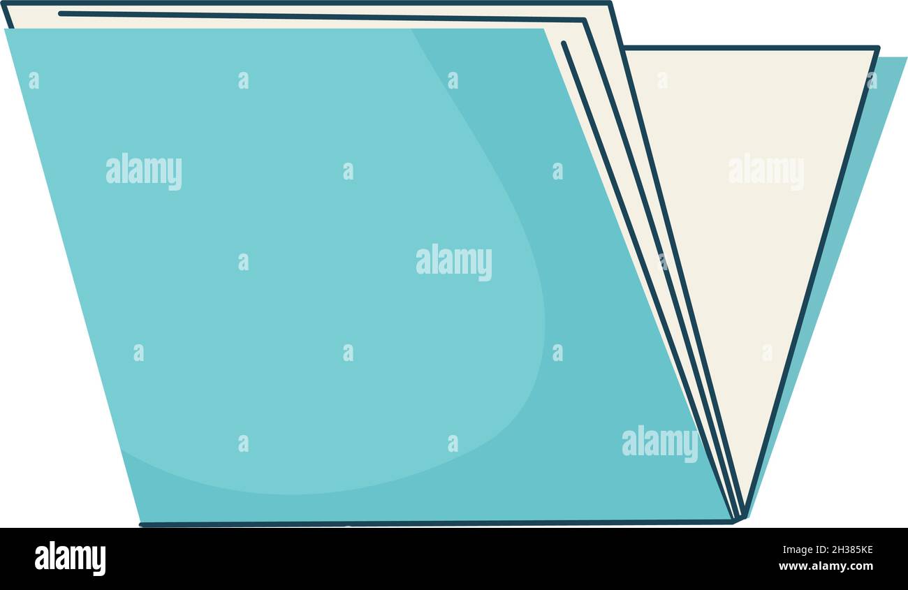 light blue book Stock Vector Image & Art - Alamy