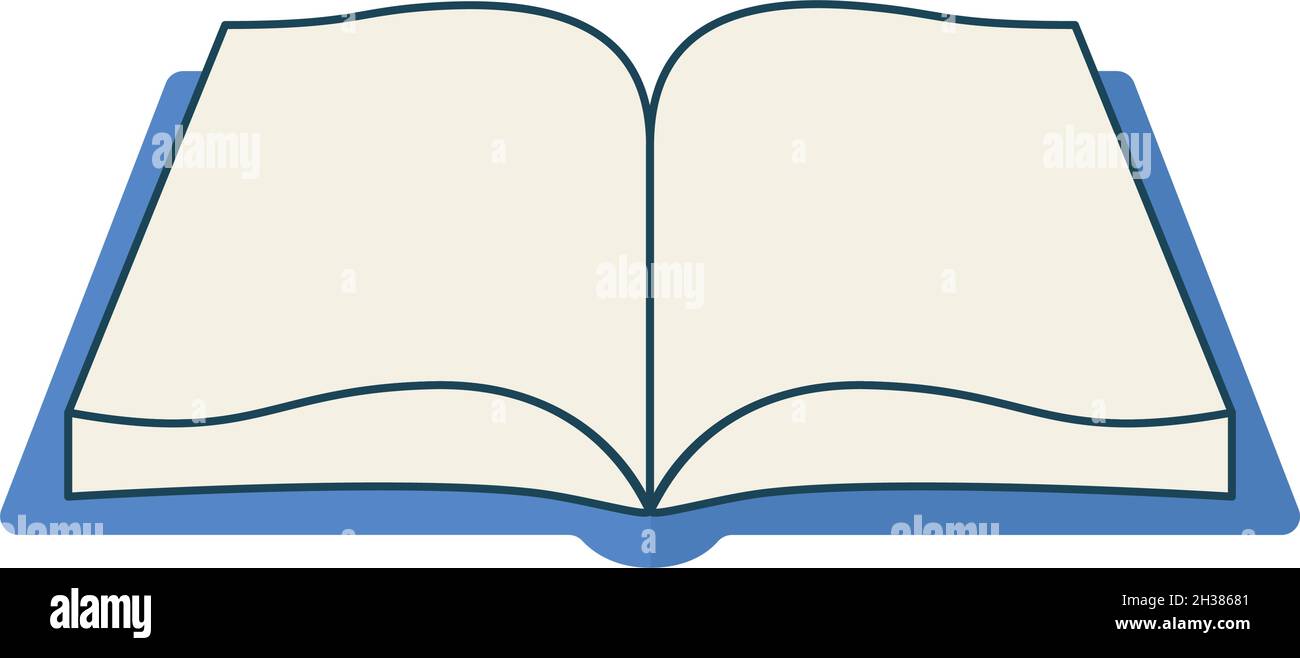 pretty blue textbook Stock Vector Image & Art - Alamy