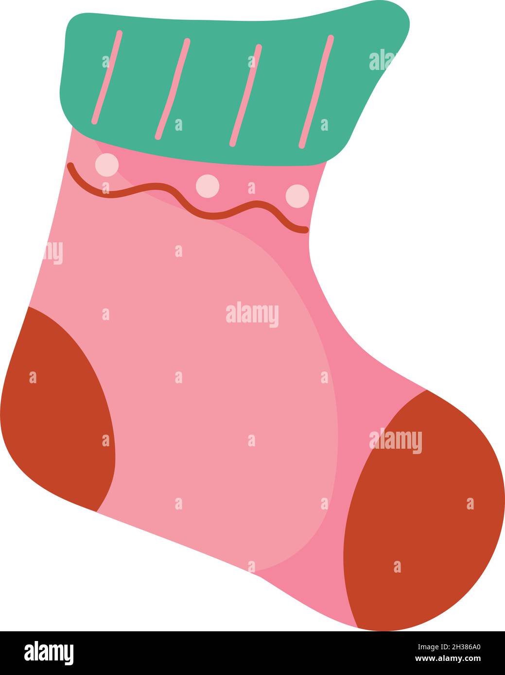 pretty pink sock Stock Vector Image & Art - Alamy