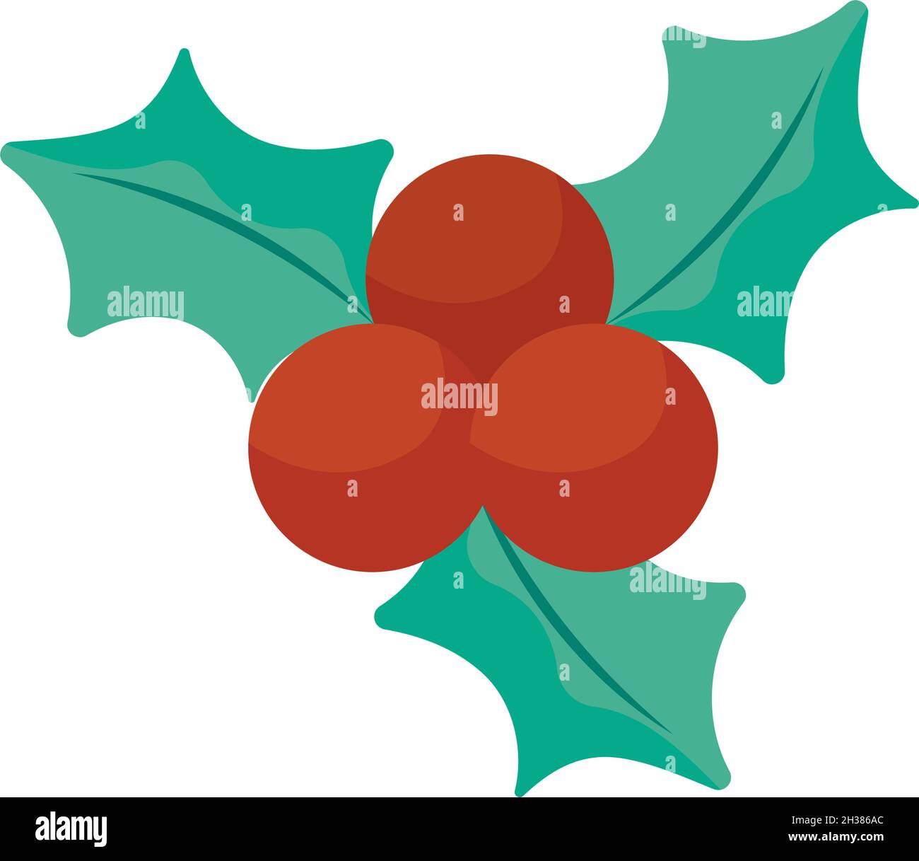 green mistletoe design Stock Vector Image & Art - Alamy