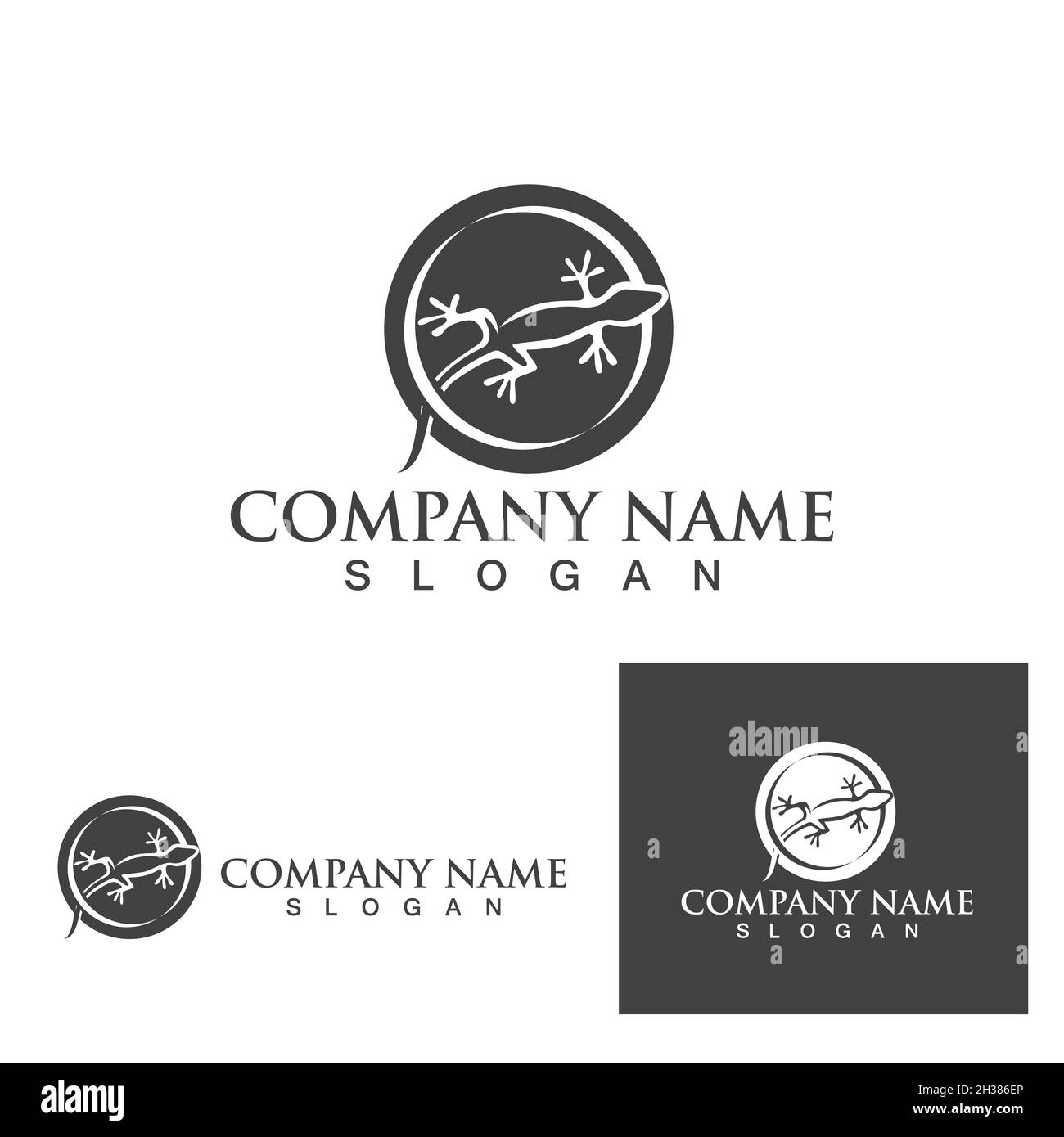 Lizard logo and symbol vector Stock Vector Image & Art - Alamy