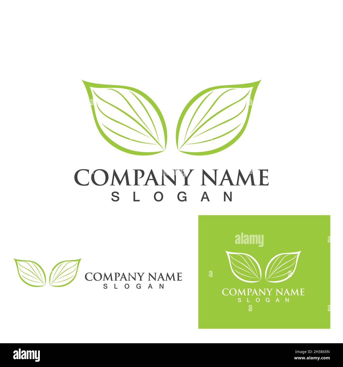 Betel leaf logo and symbol vector Stock Vector Image & Art - Alamy