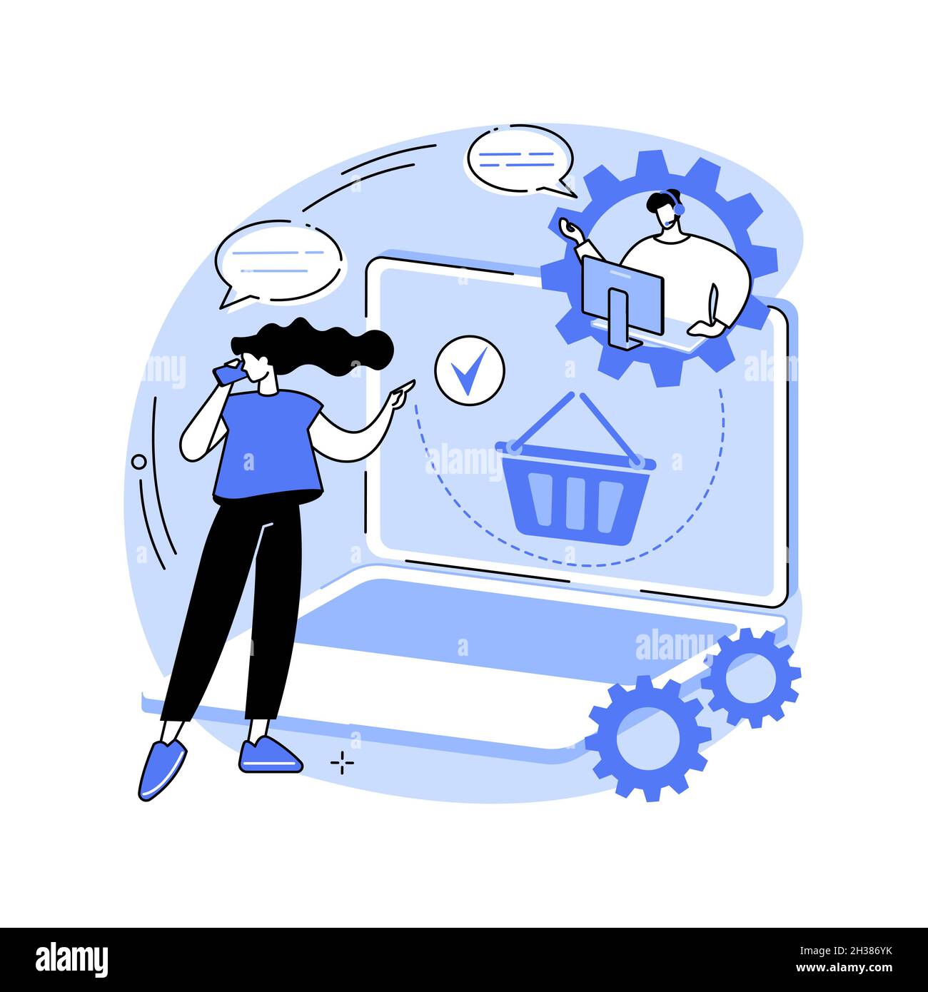 Acknowledgment received abstract concept vector illustration Stock ... Acknowledgment received abstract concept vector illustration Stock ...