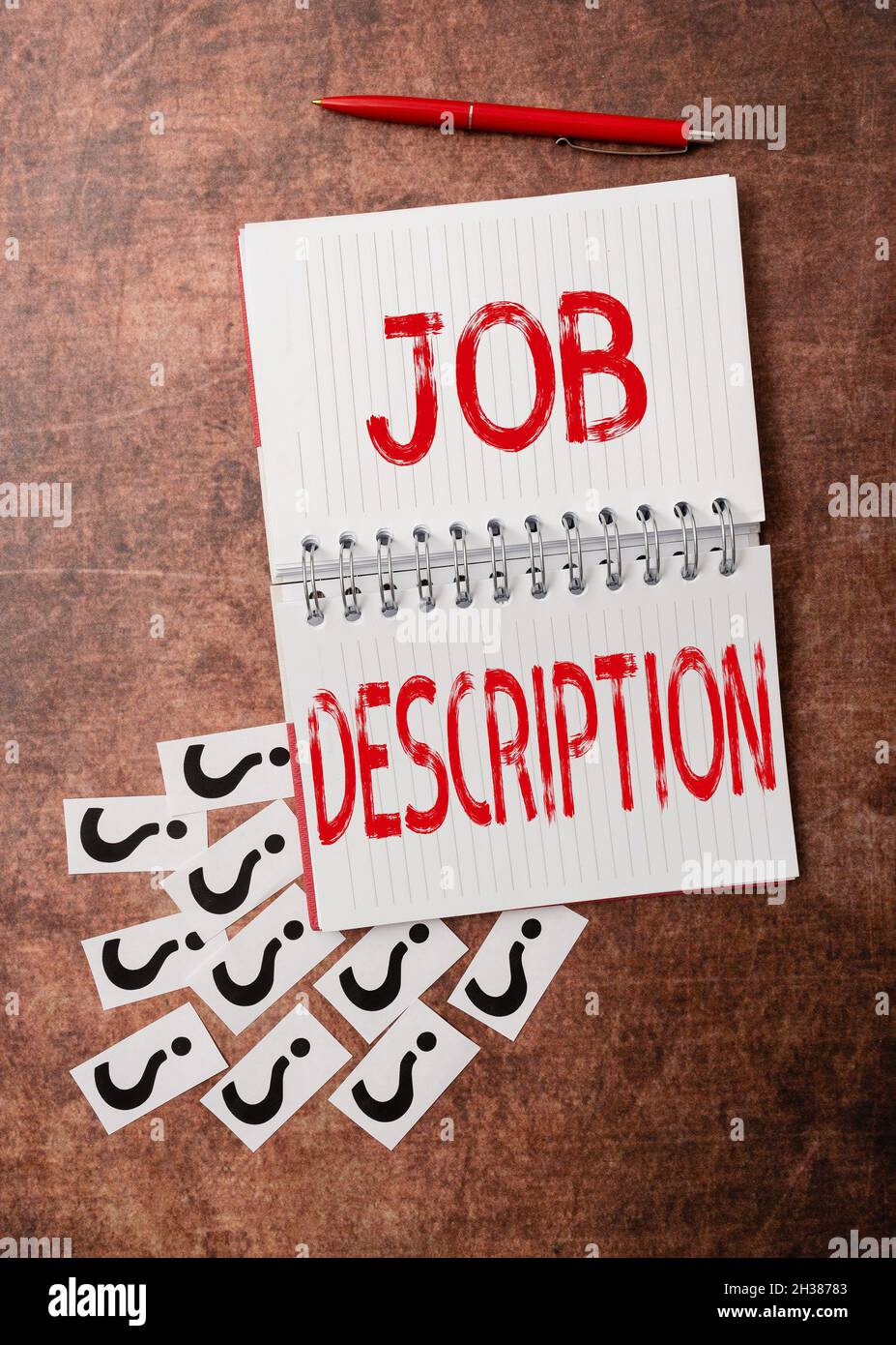 Writing displaying text Job Description. Business overview a formal ...