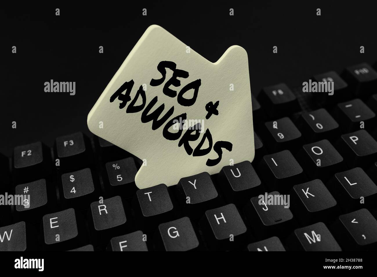 Writing displaying text Seo And Adwords. Business approach they are ...