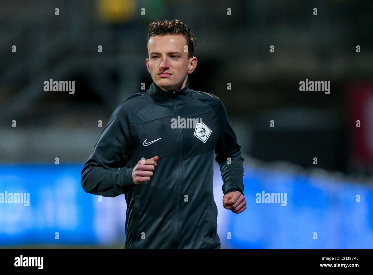 KERKRADE, NETHERLANDS - OCTOBER 26: assistant referee Rick van Rijn ...